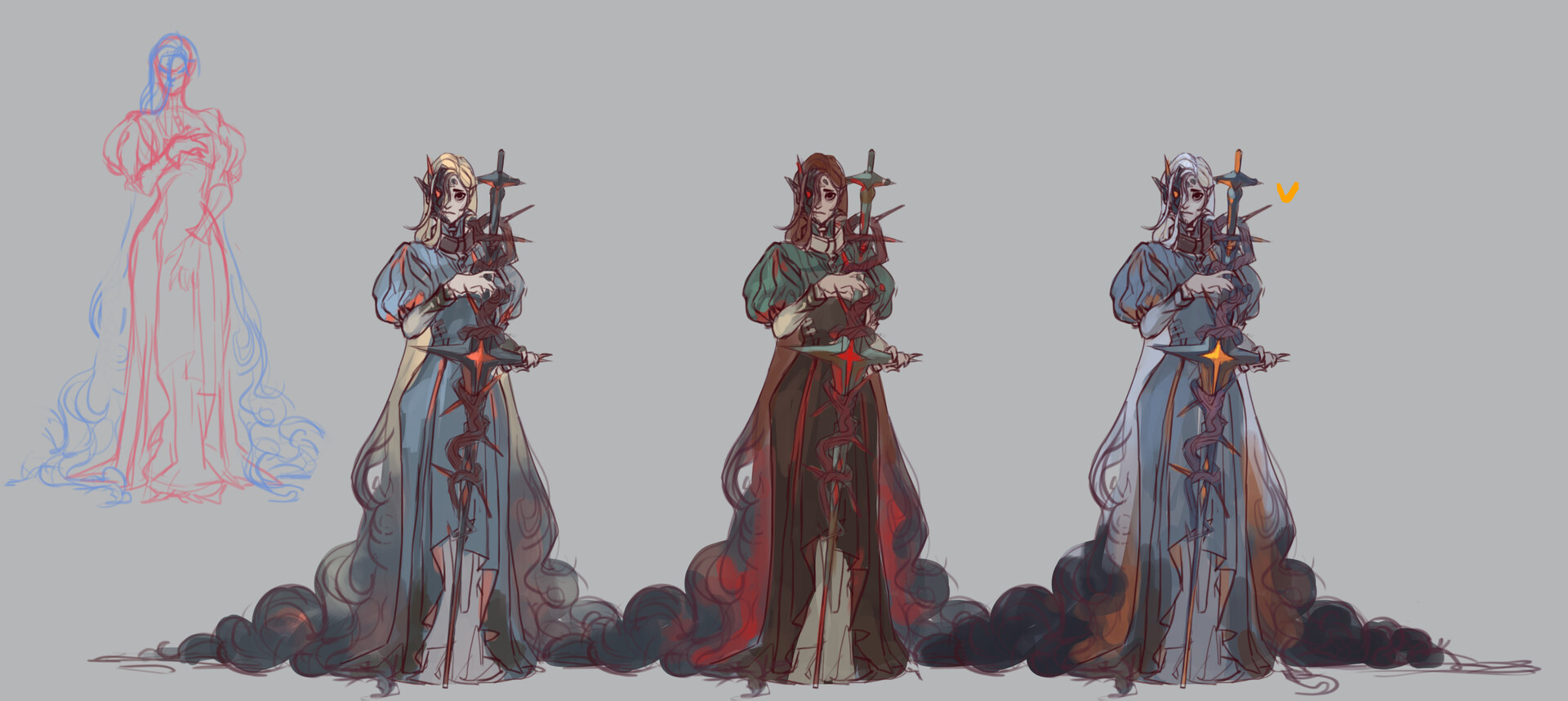 Ksenia Ivaschenko - cursed sisters concept