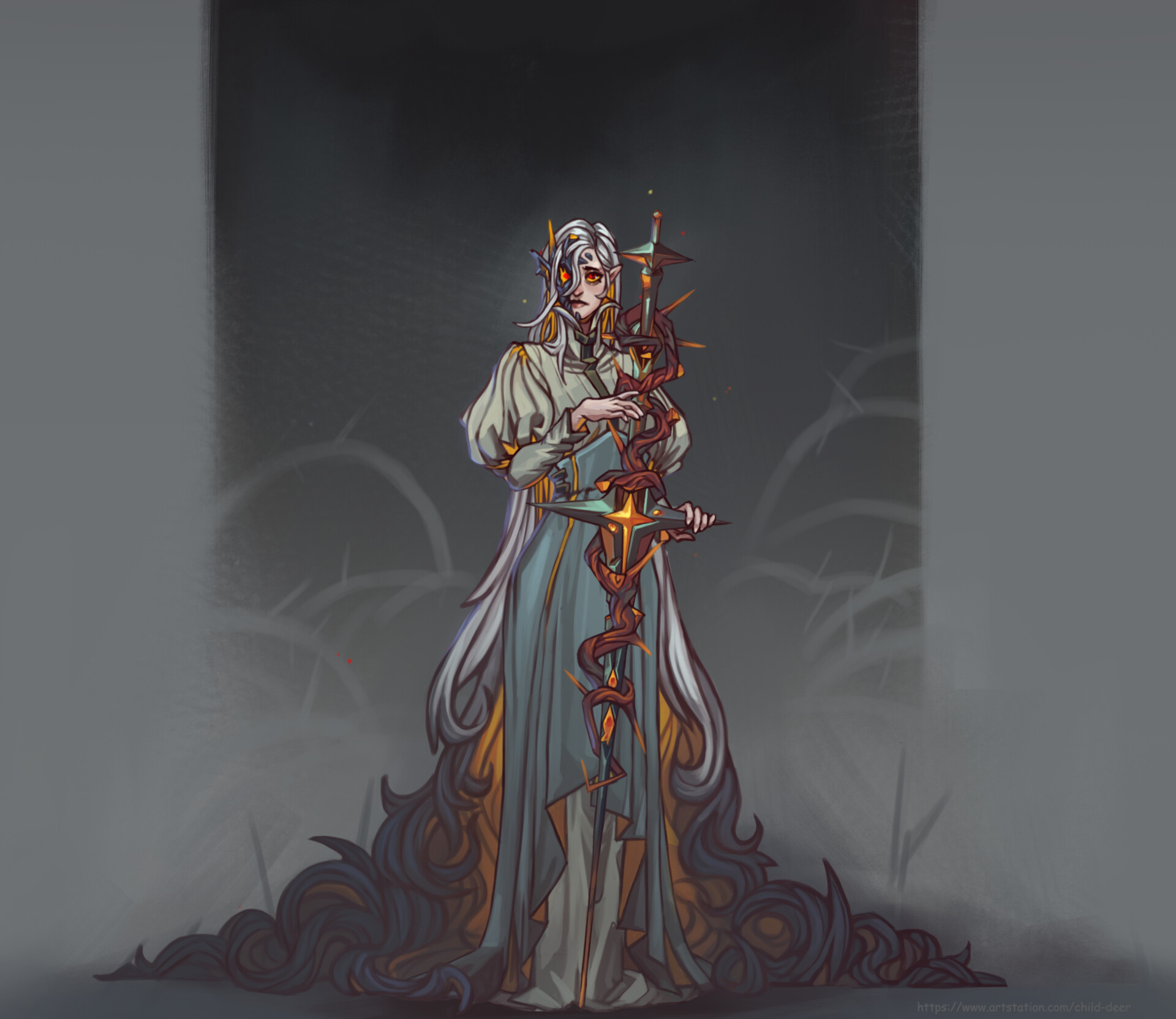 Ksenia Ivaschenko - cursed sisters concept