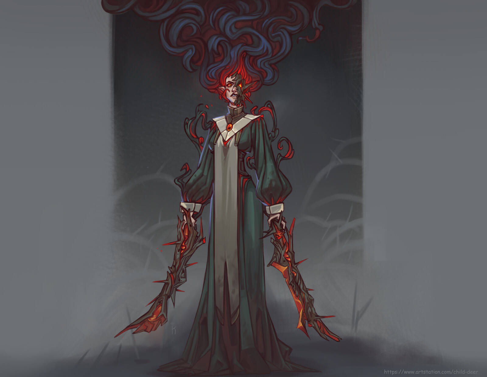 Ksenia Ivaschenko - cursed sisters concept