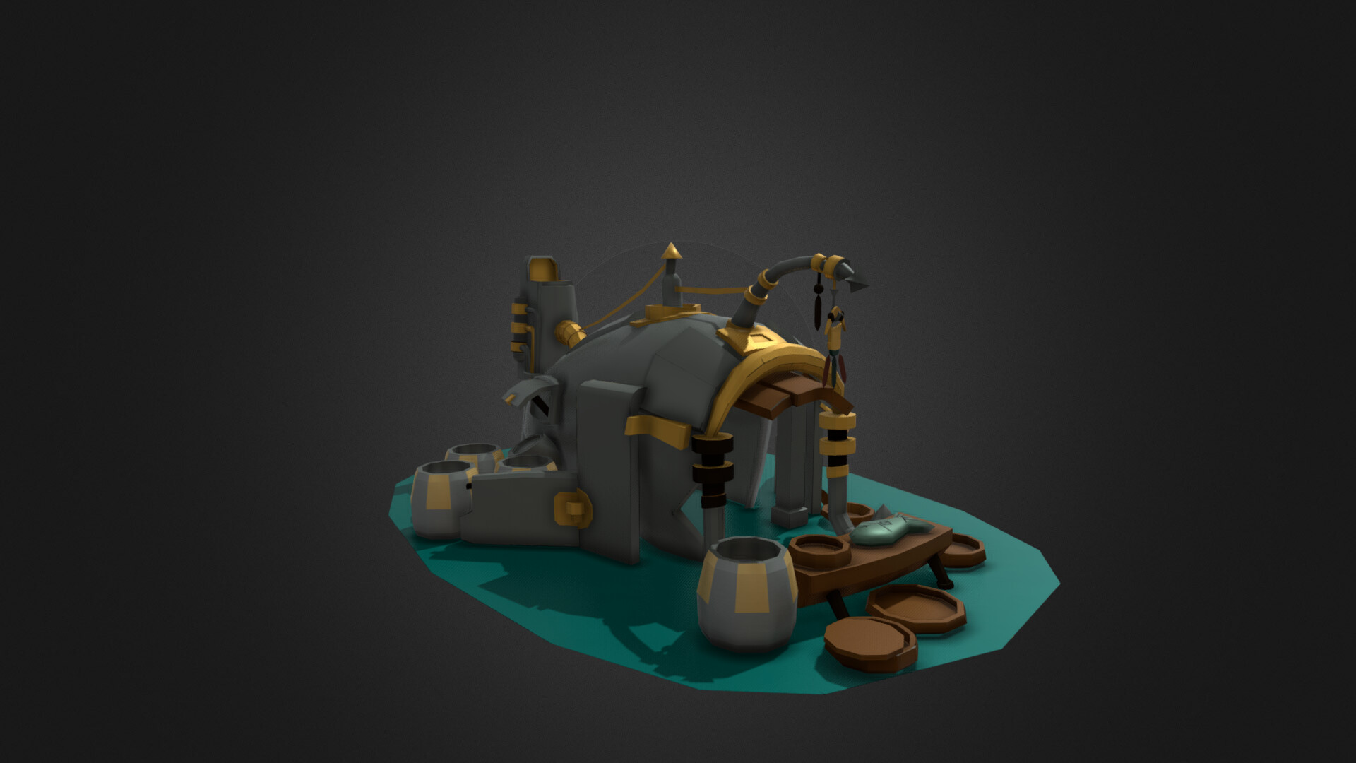 ArtStation - Mobile Game Modeling-A1