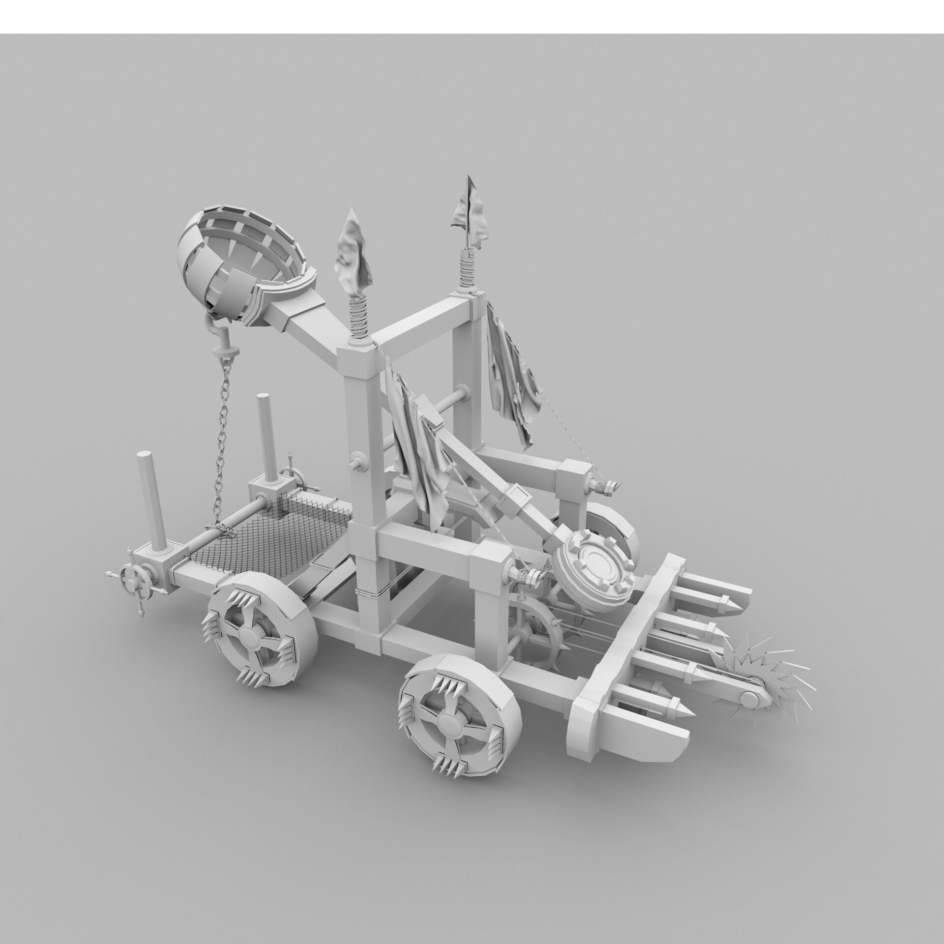 ArtStation - war props 3d model