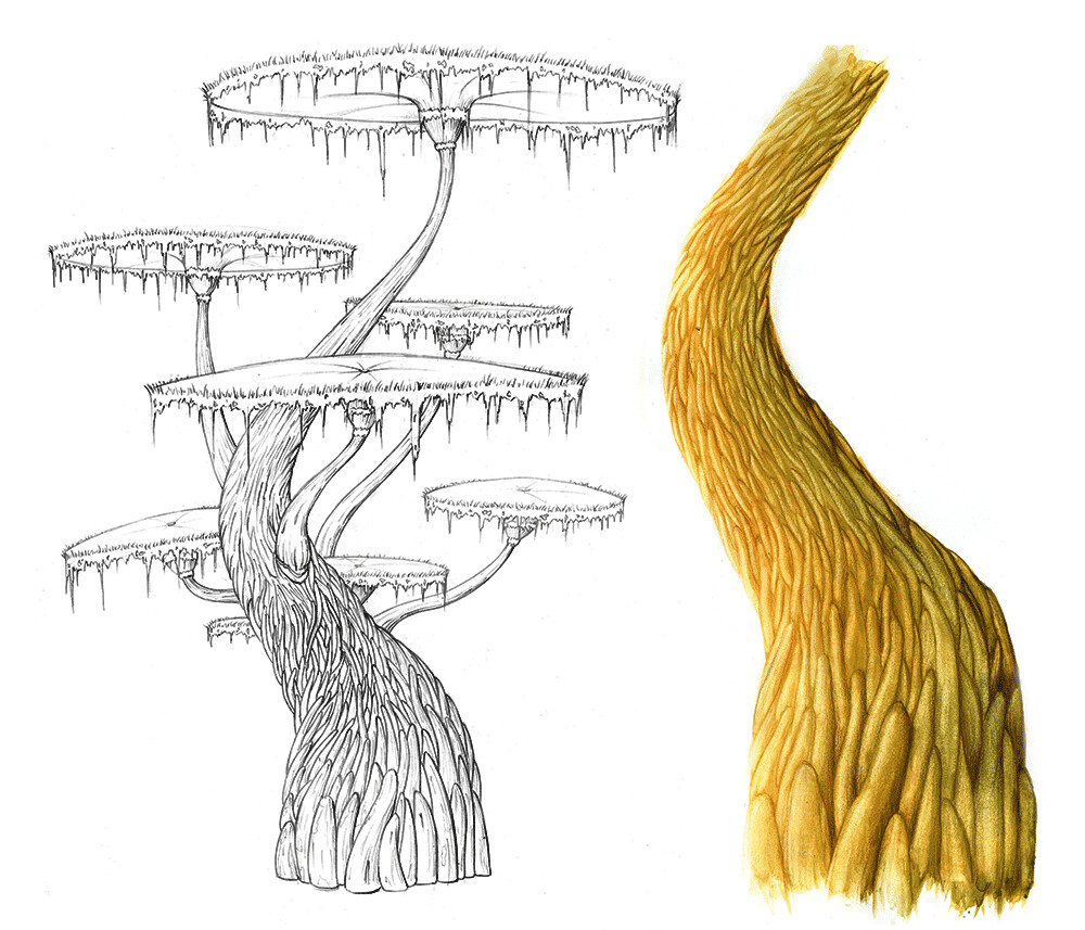 ArtStation - Concept art - Mushroom tree