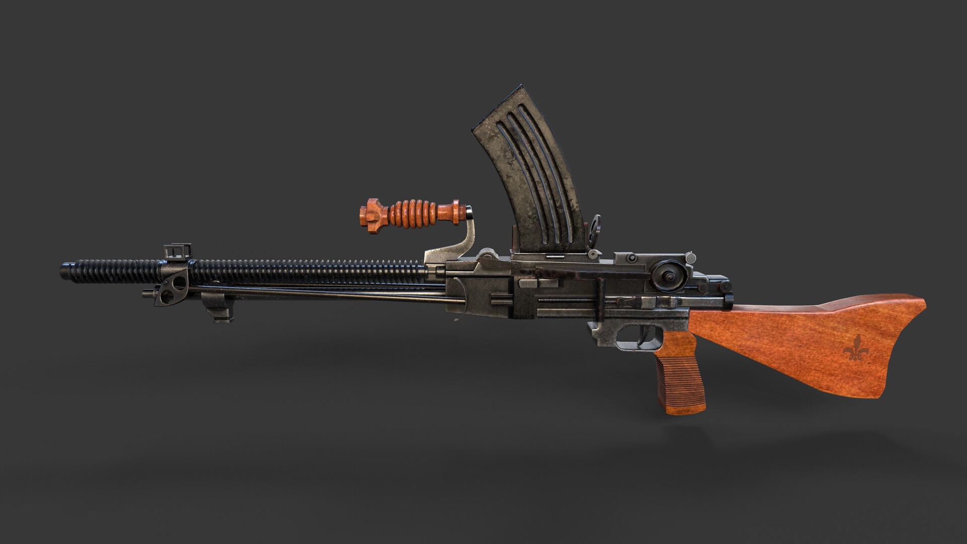 ArtStation - LMG Gun 3D Modelling