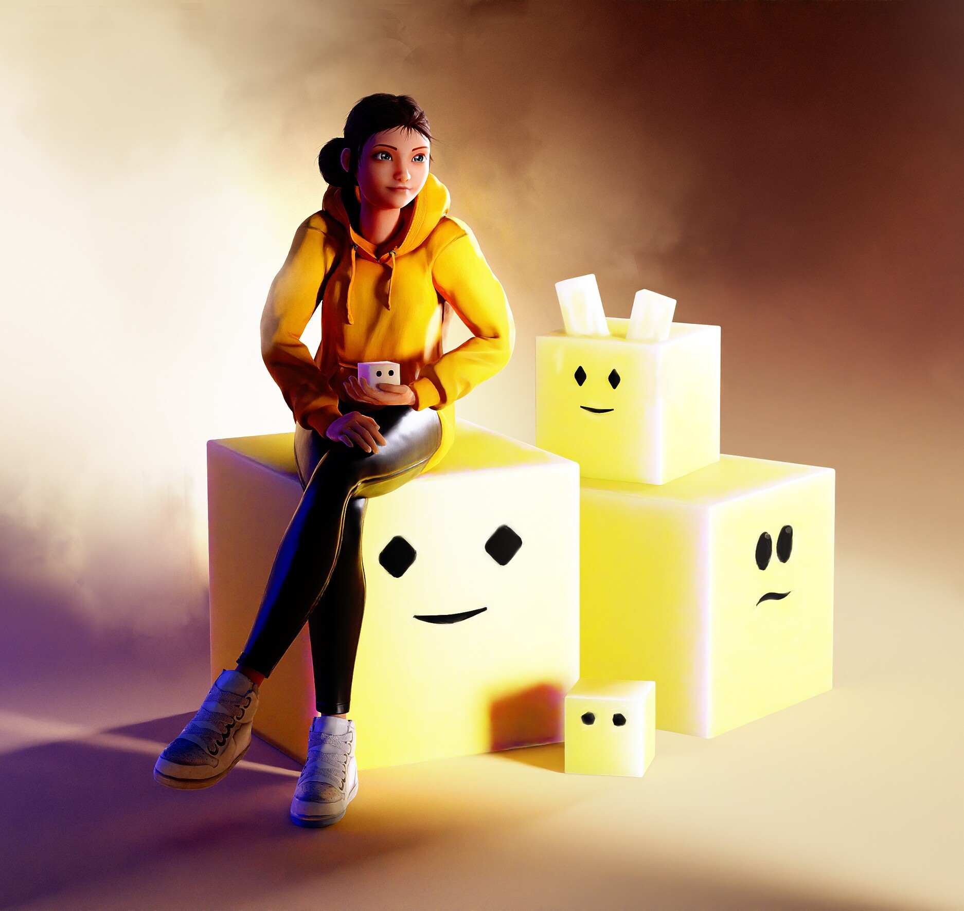 ArtStation - Anna Cubelander and the Cubeys