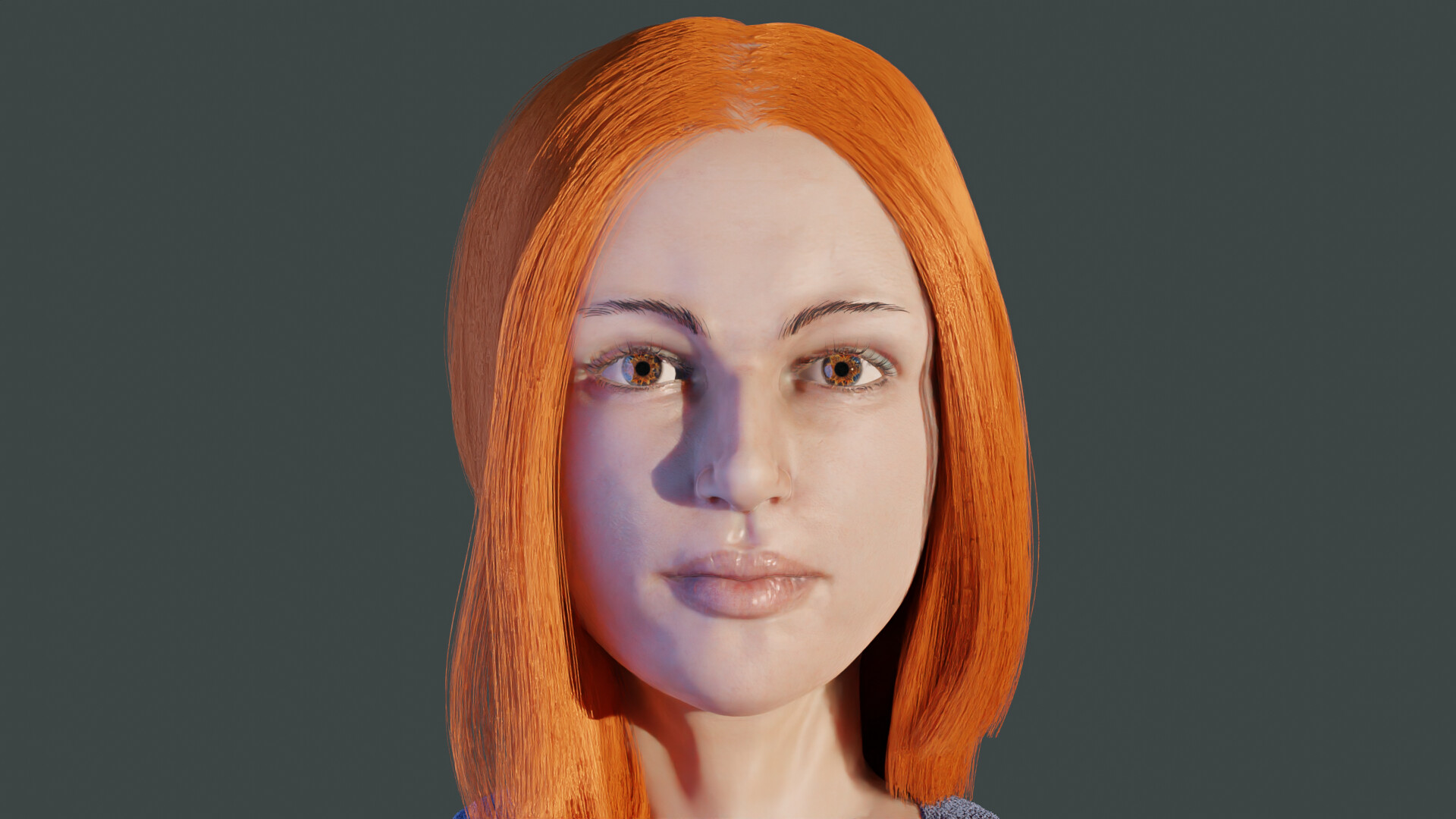 ArtStation - Portrait of woman in Blender