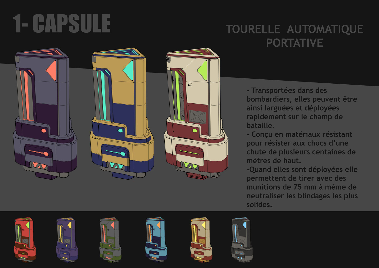 Jérémy LE BOTLAN - Tourelle automatique portative