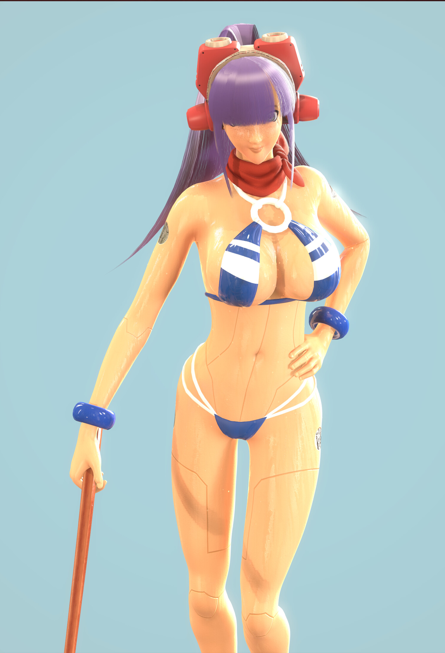 mega man layer bikini