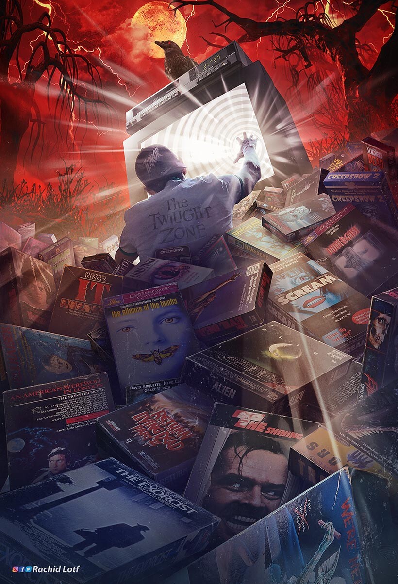 Rachid Lotf - Horror Movies VHS Tribute (70s - 80s - 90s)