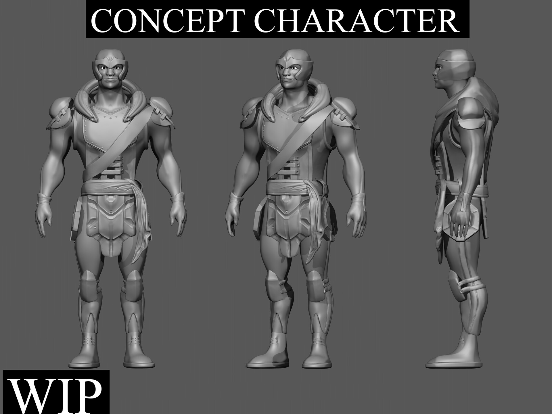 Artstation Warrior Concept Art