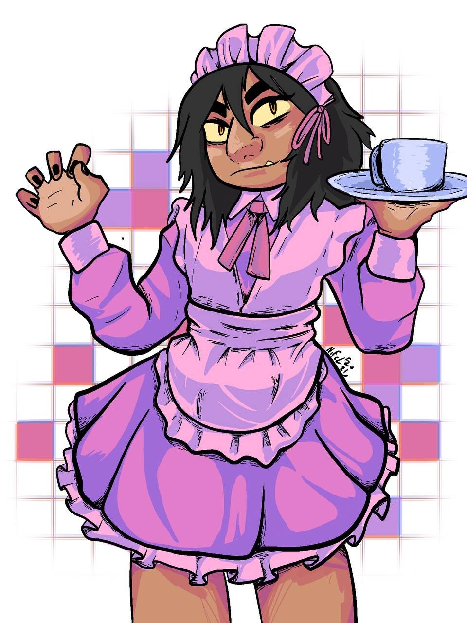 ArtStation - Pink Maid