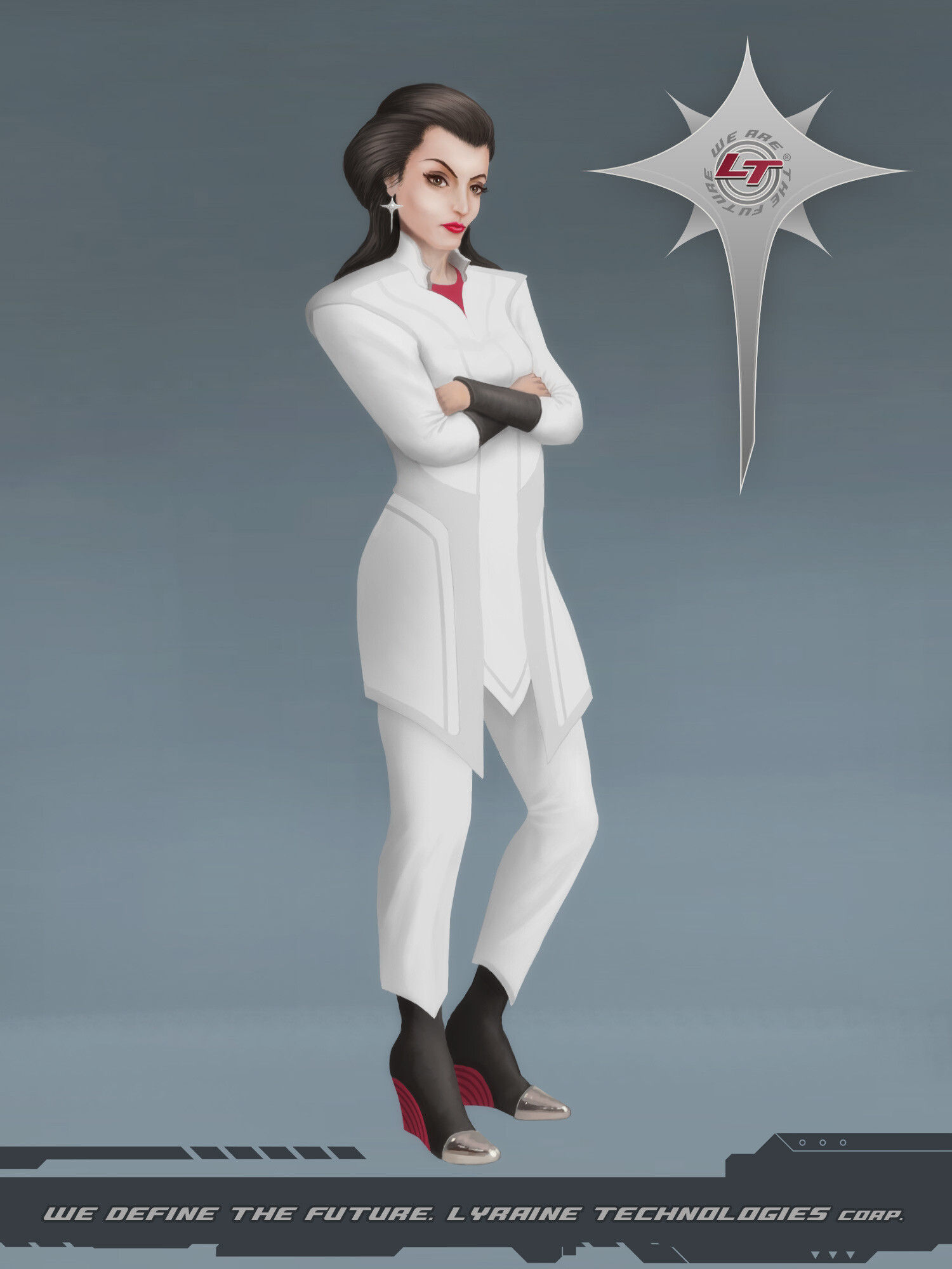 ArtStation - Sci fi corporation female CEO