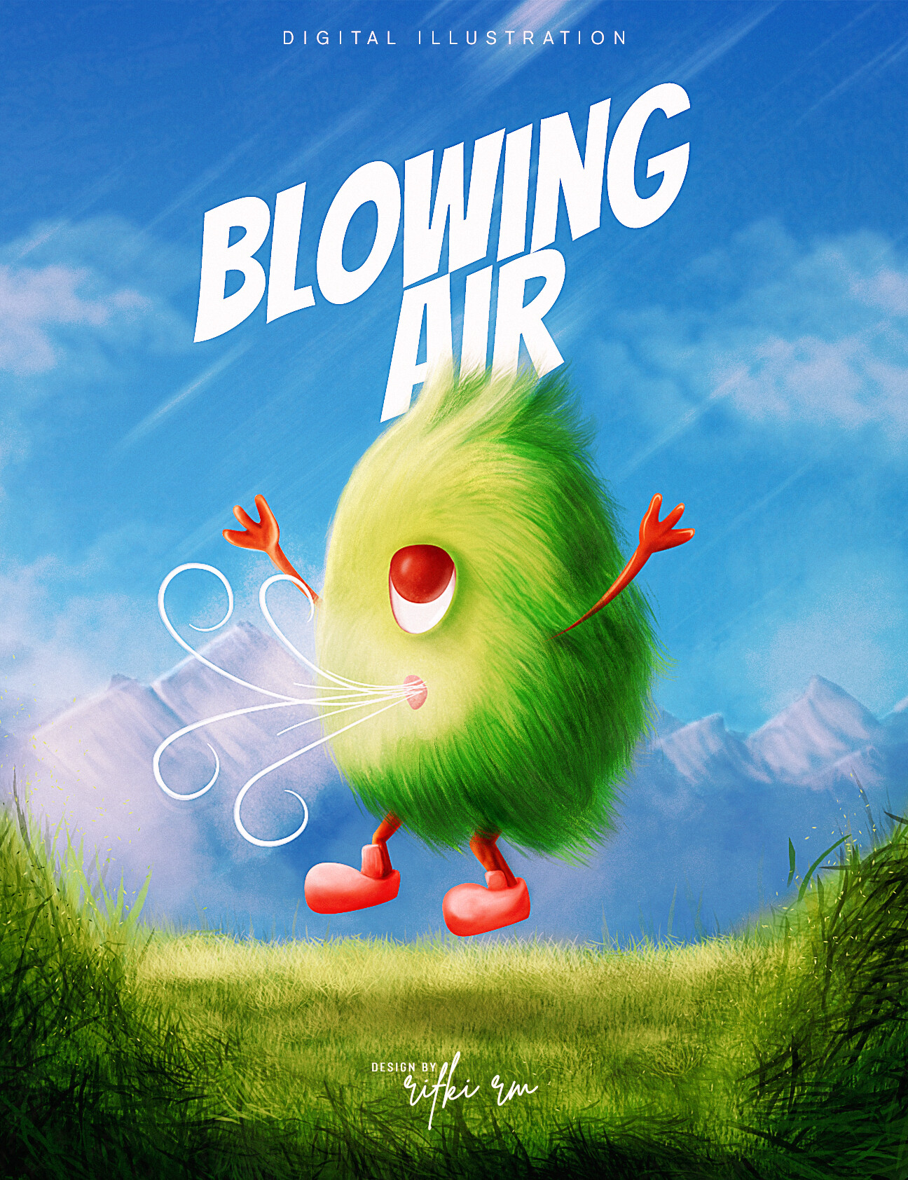 ArtStation - Blowing Air Character