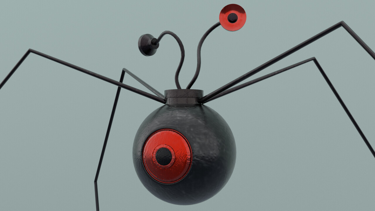 ArtStation - Robot Spy 3D Model - Jonny Quest