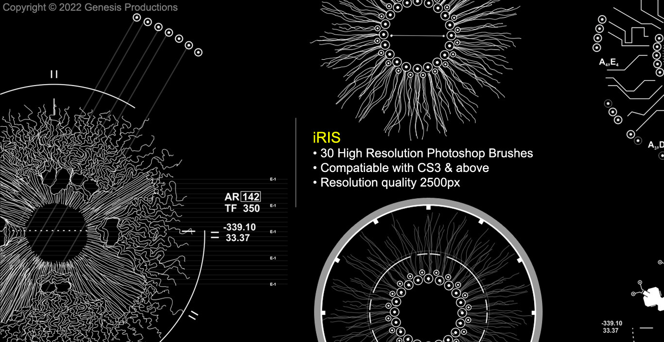 ArtStation - Iris - 30 Hi Res Photoshop Brushes