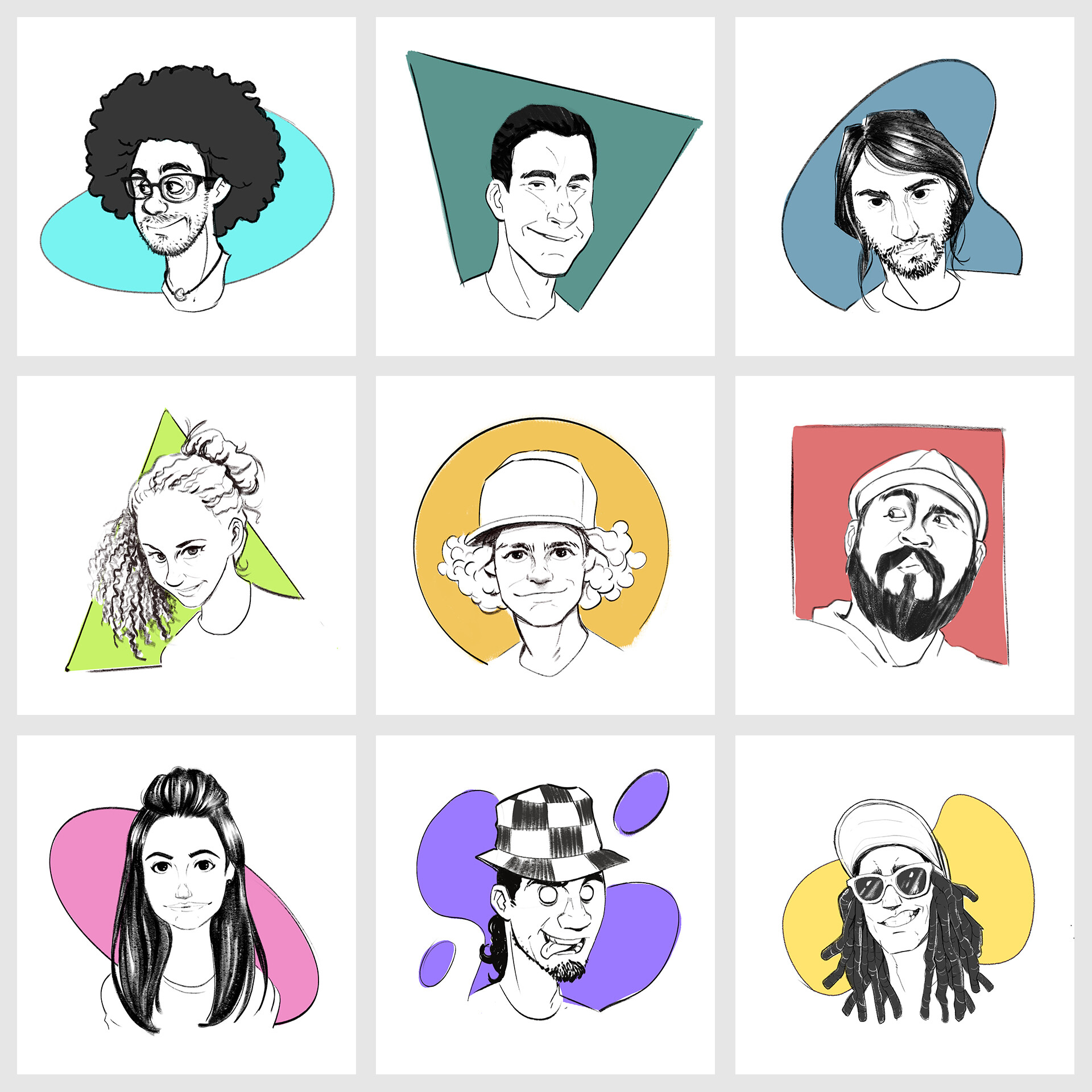 ArtStation - Cartoon Portraits