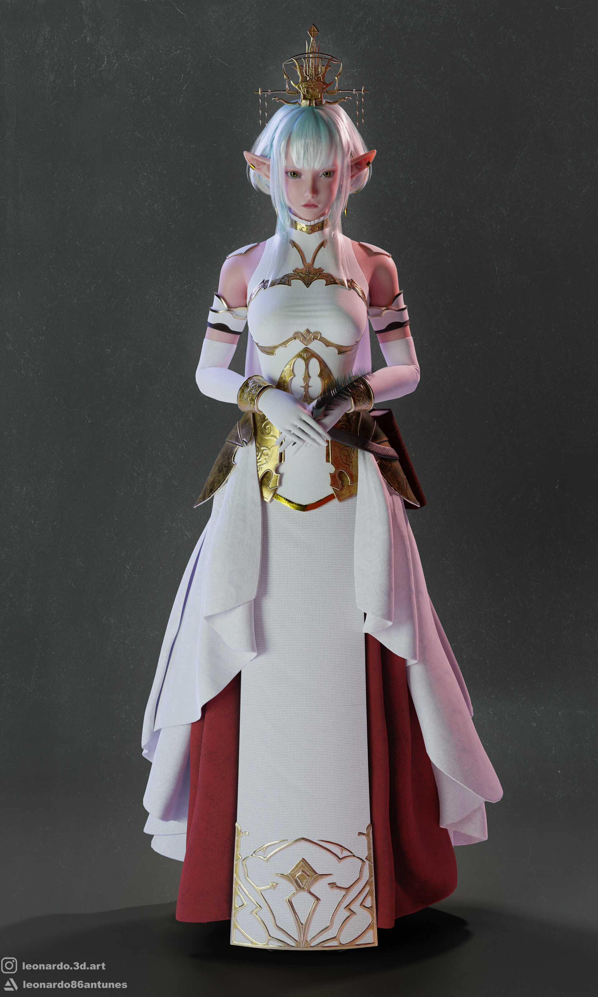 Leo Antunes - Elf Summoner - FFXIV fanart