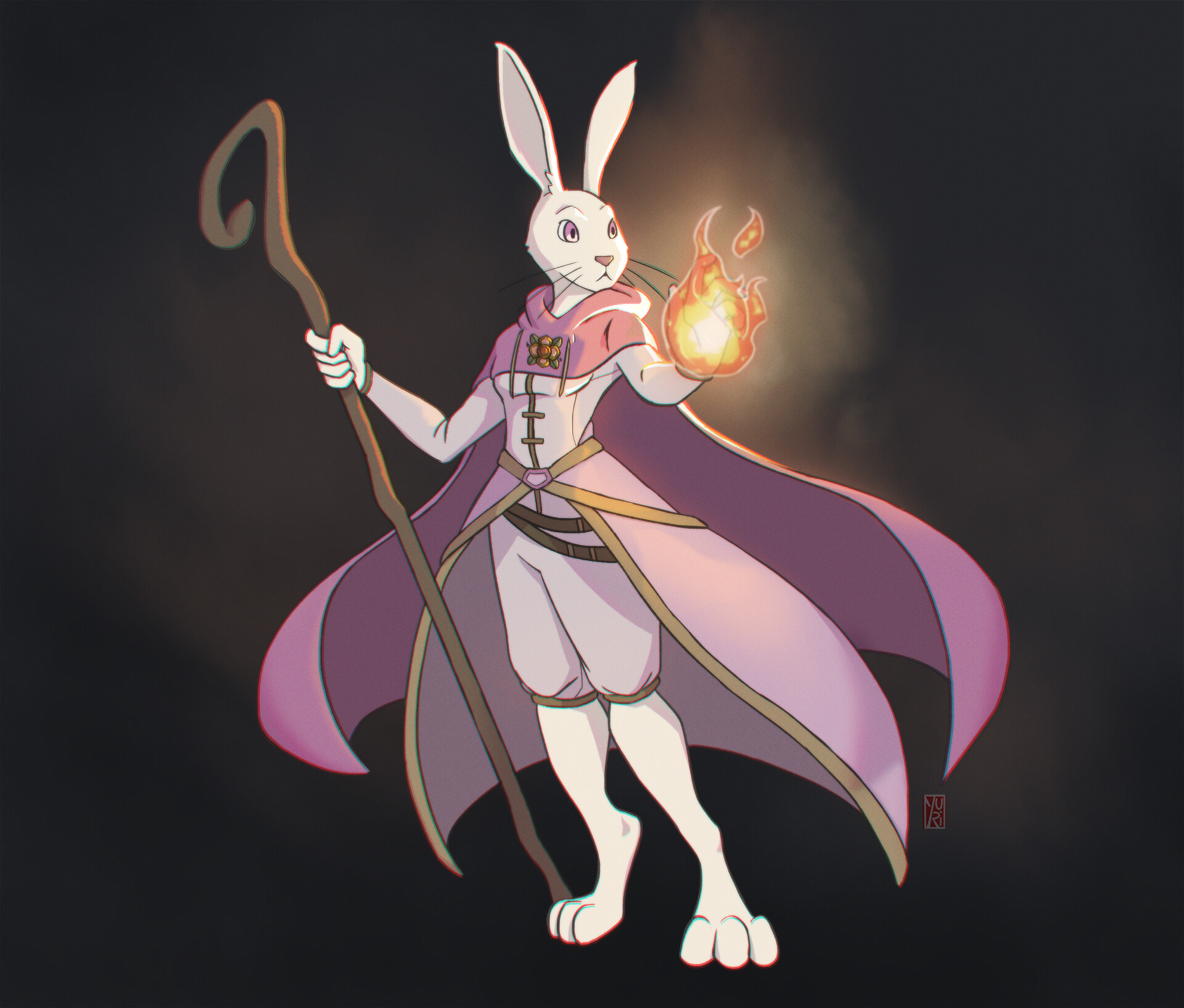 ArtStation - Sorcerer Rabbitfolk