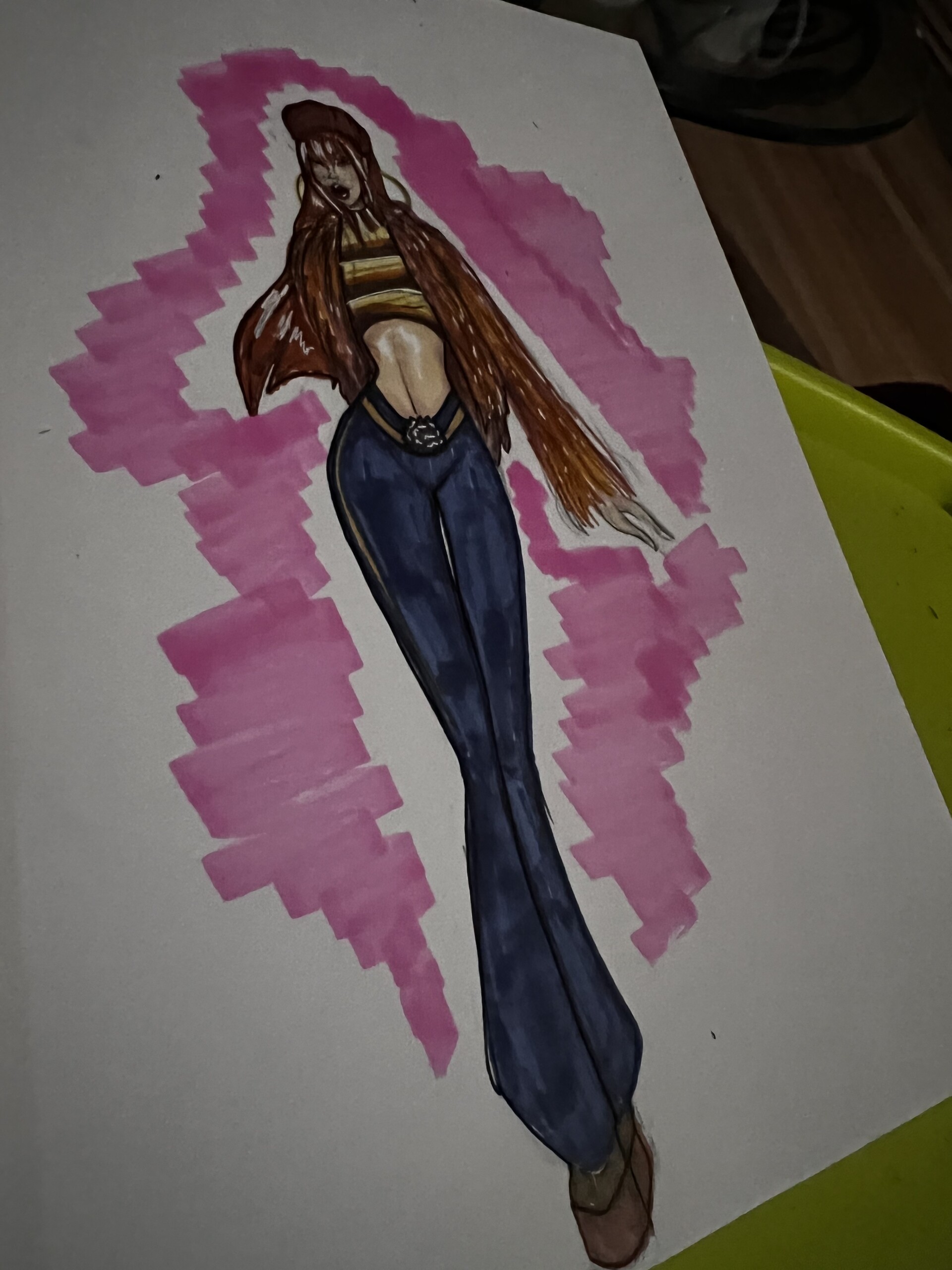 ArtStation - Classic flare jeans