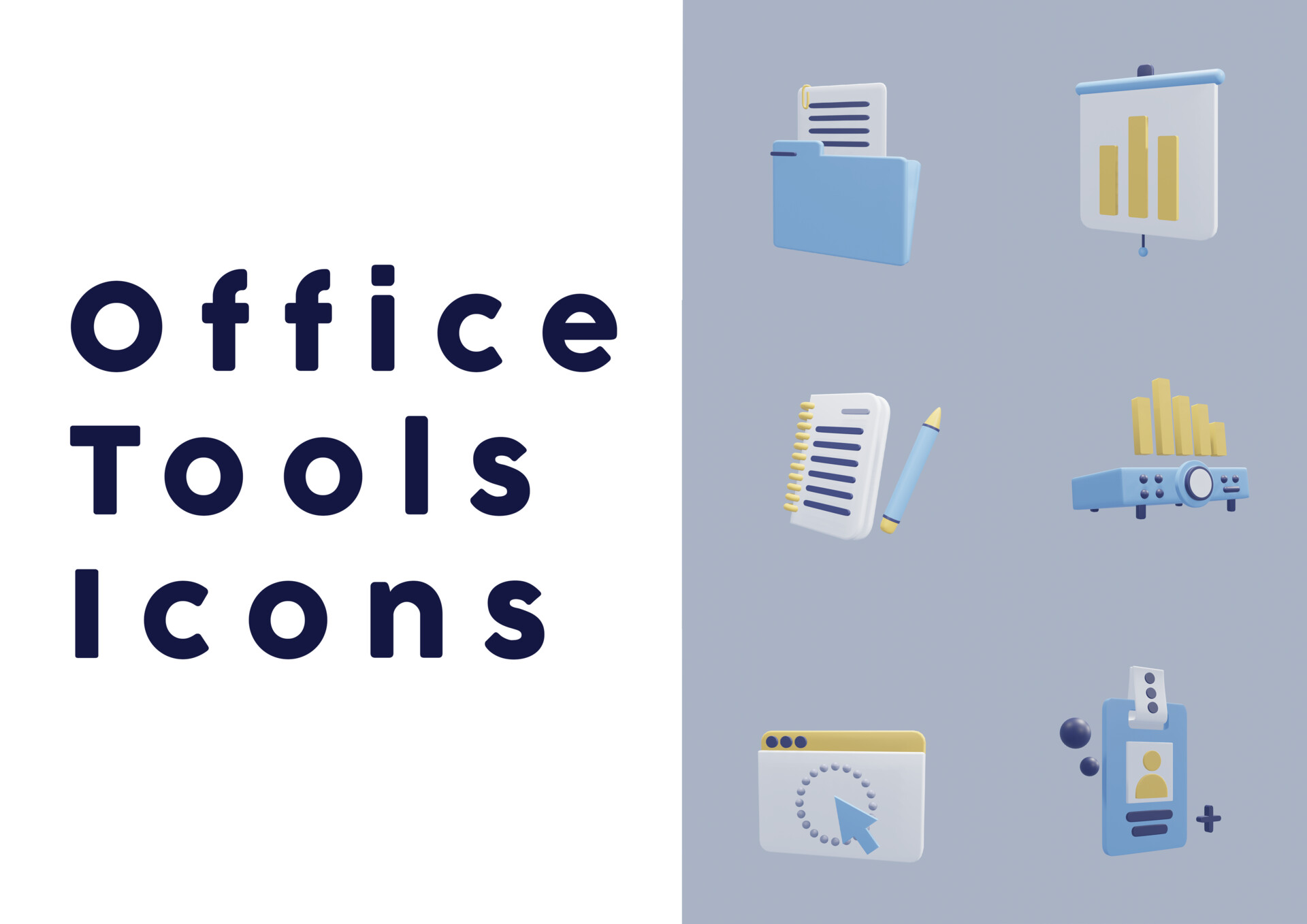 ArtStation - Office Tools Icons