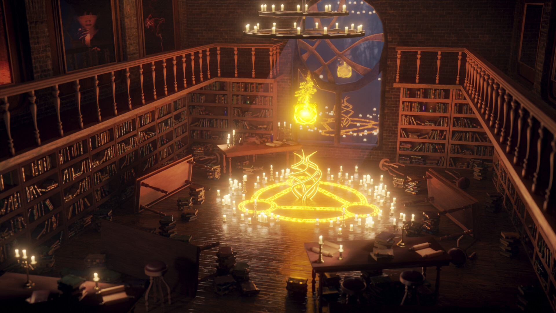 ArtStation - Magic Library