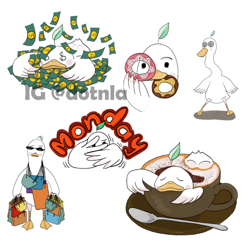 Lalavam - Doo Doo Duck Character design