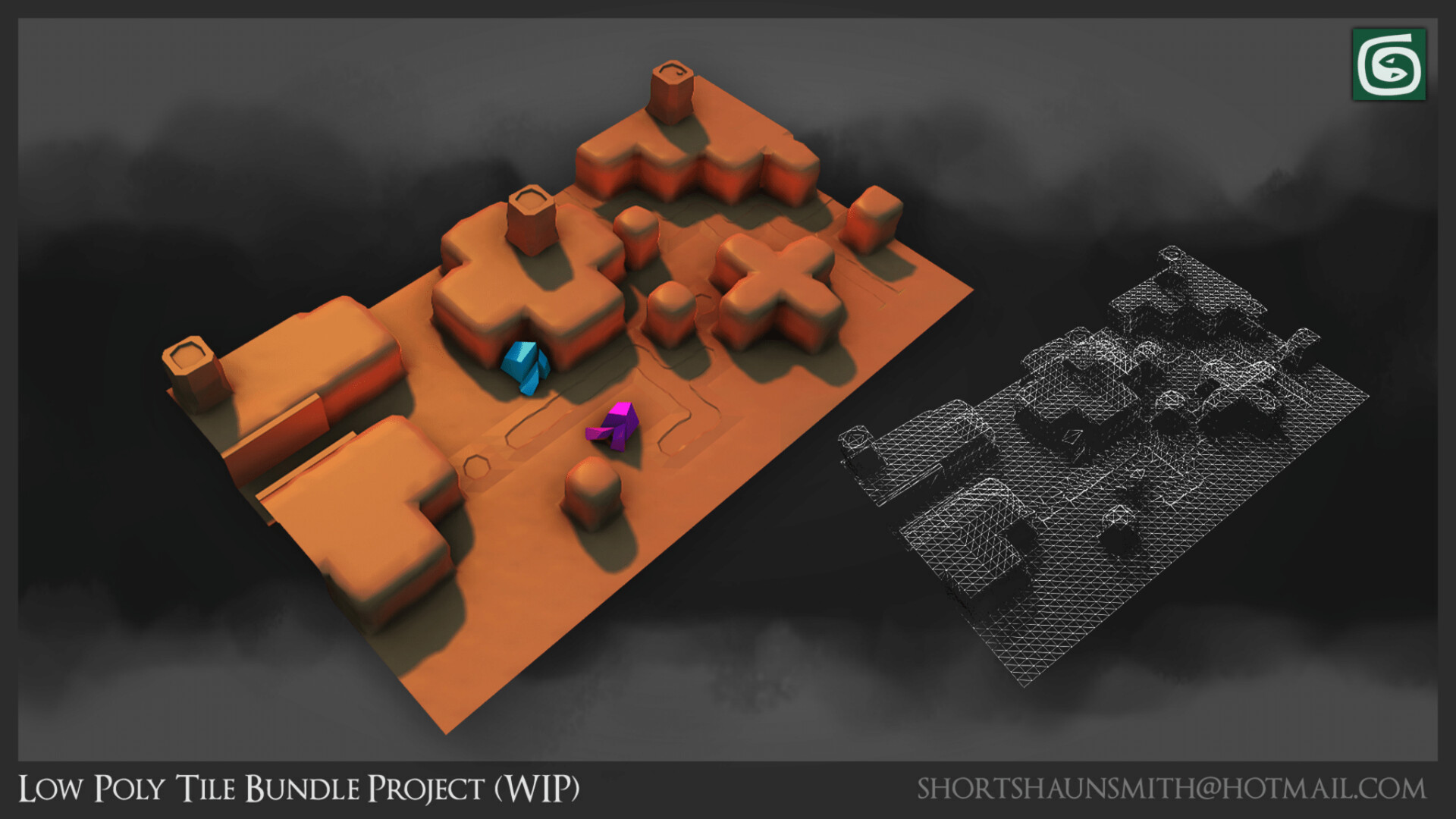 ArtStation - Desert 3D Terrain Tiles