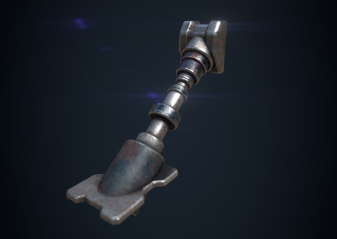 ArtStation - Rusty pipe - Texturing