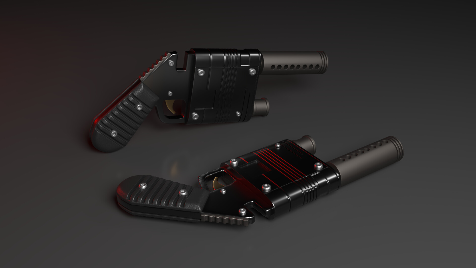 ArtStation - SCIENCE FICTION GUN MODEL