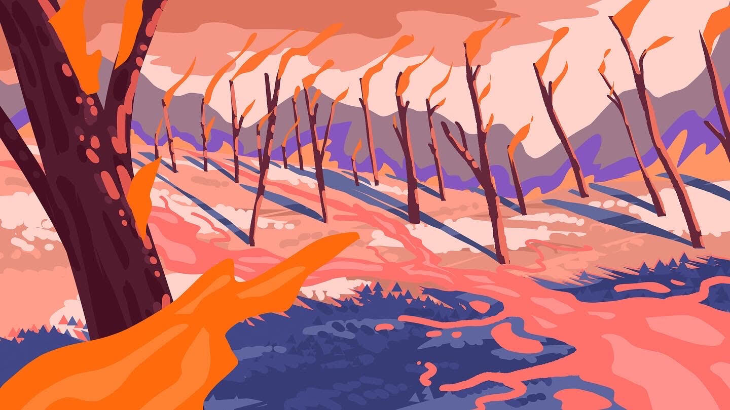 ArtStation - Forest Fire