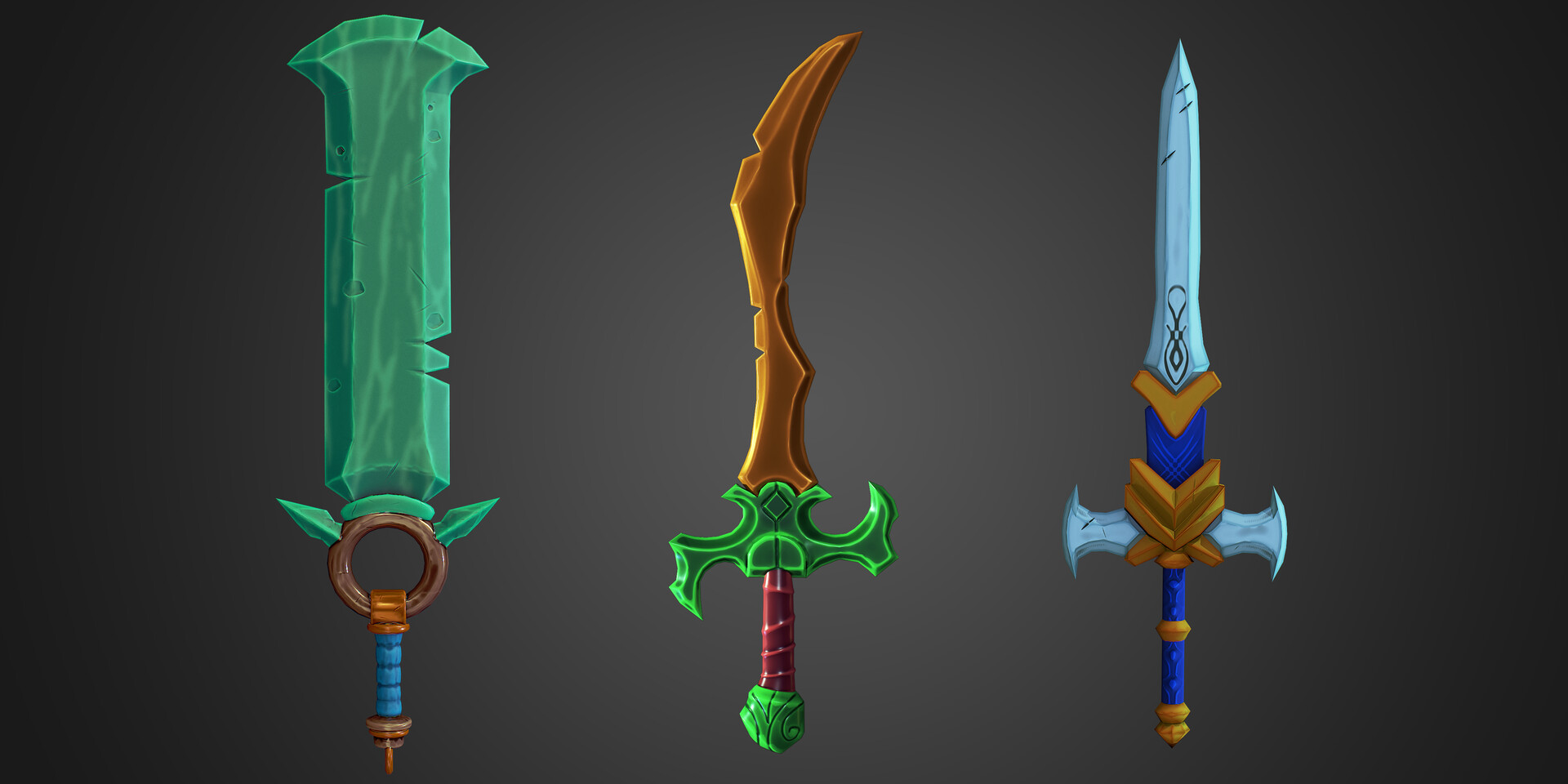 ArtStation - Fantasy swords