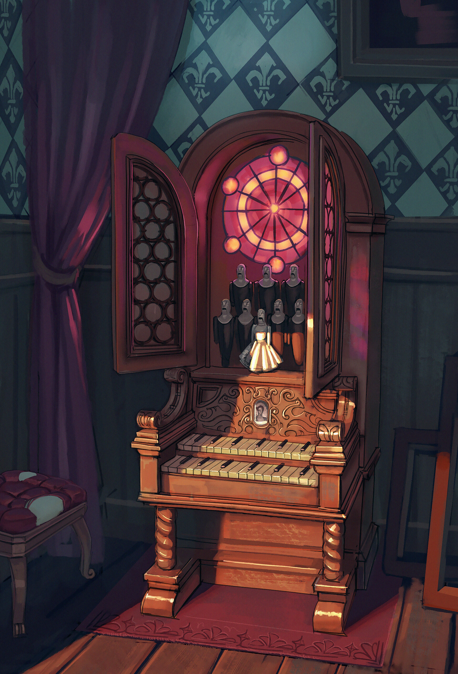 ArtStation - Steampunk Chorus Pianola