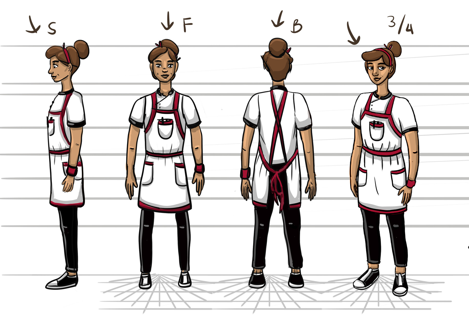 ArtStation - Character Model Sheet