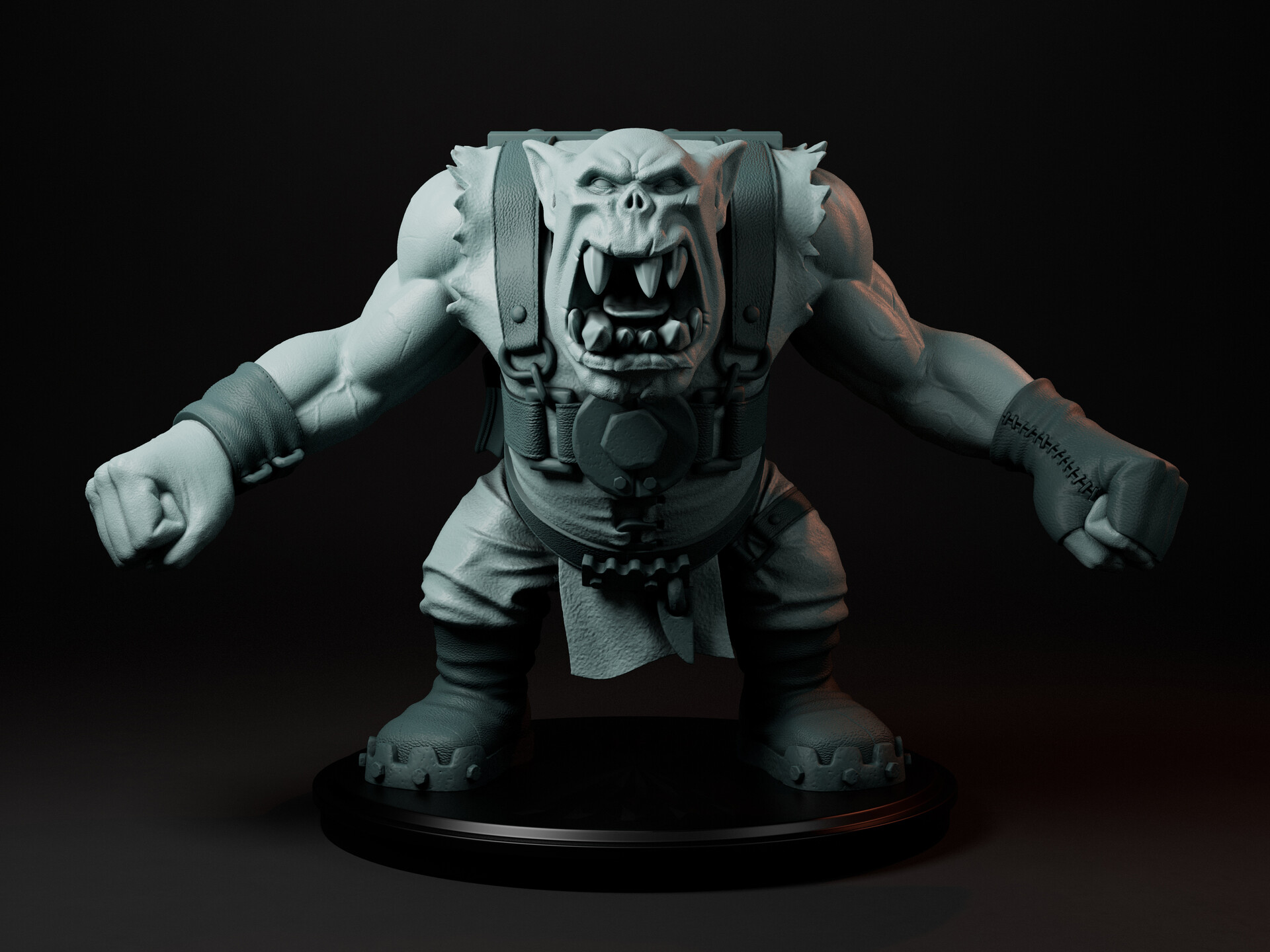 ArtStation - Warhammer 40k Ork Boyz - Toy V01