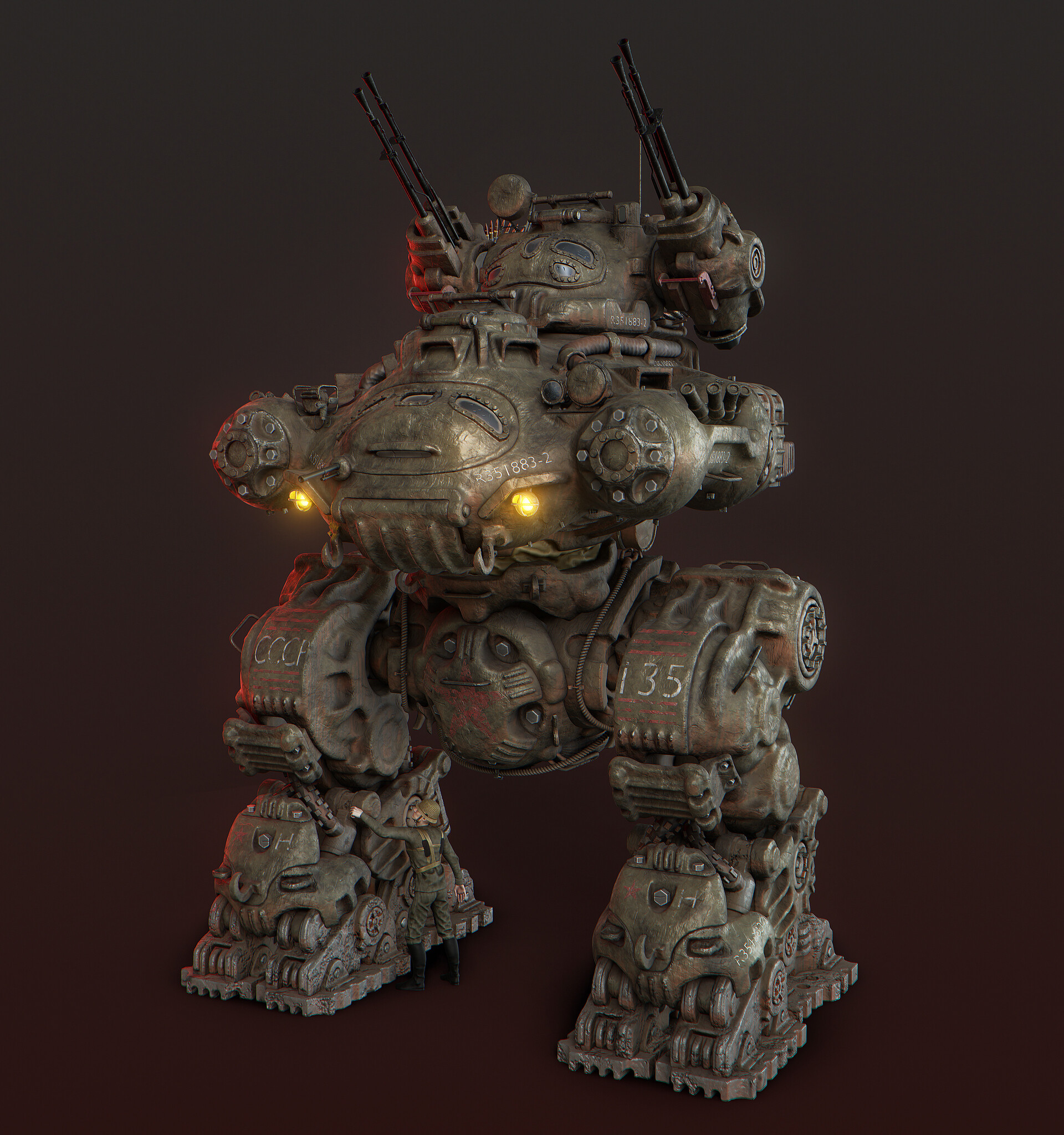 Henrik Hackenberg - Project 1952: Soviet Anti-Air Mech