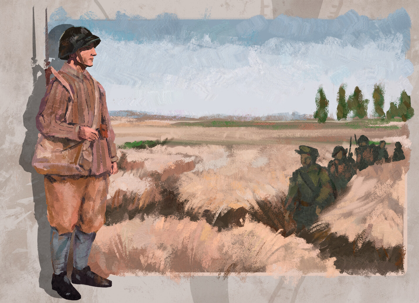 ArtStation - Military uniform. Red Army