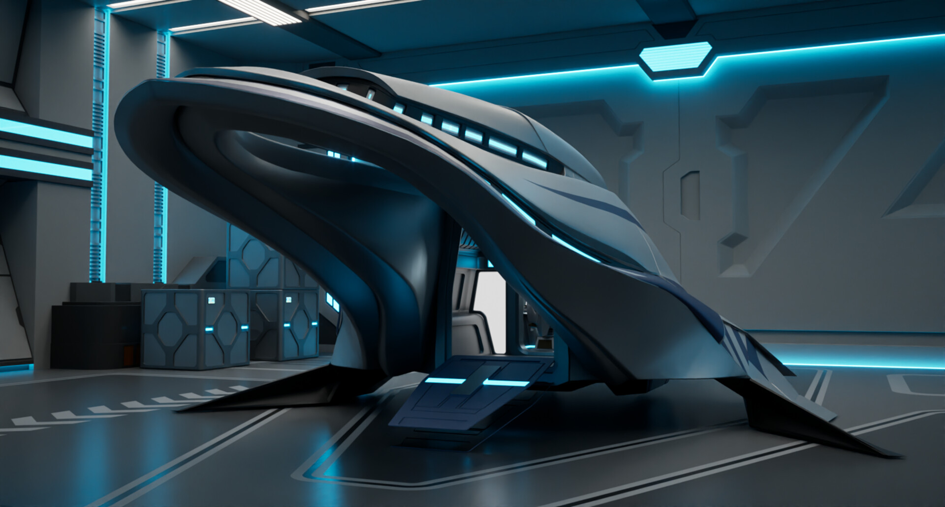 Daniel Korican Portfolio - Season 3 New Orville Shuttle WIP for TOIFE