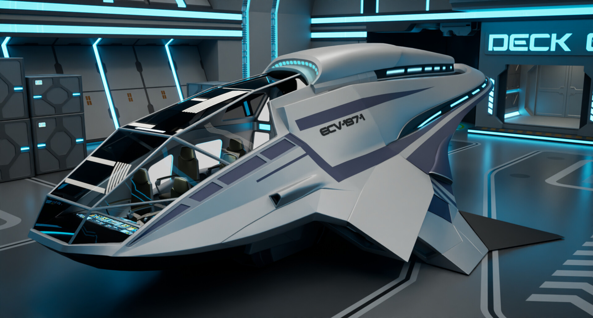 ArtStation - Season 3 New Orville Shuttle WIP for TOIFE