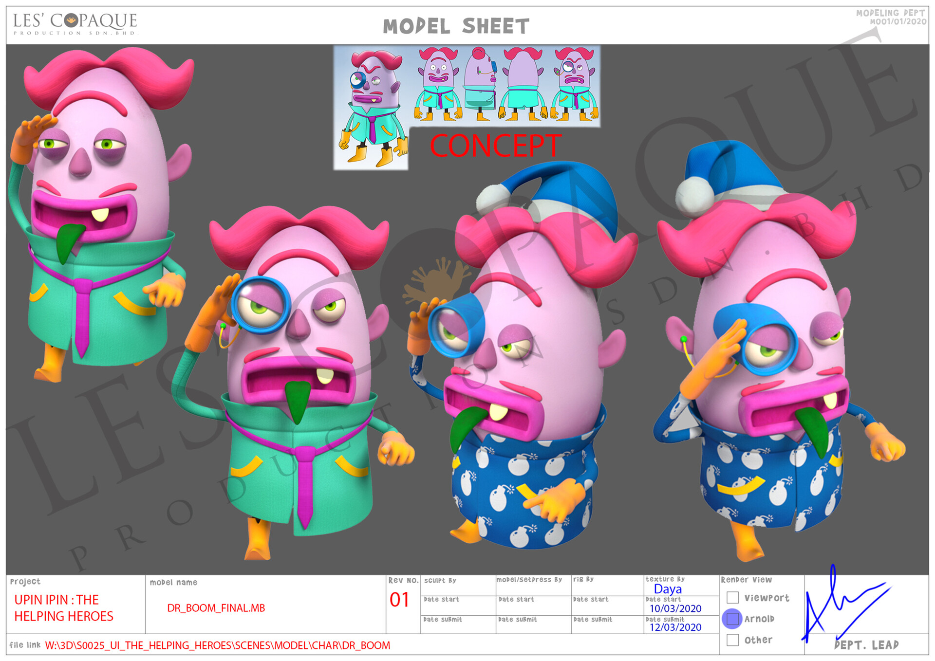 Dayalan Nair - Upin Ipin: The Helping Heroes Dr Boom