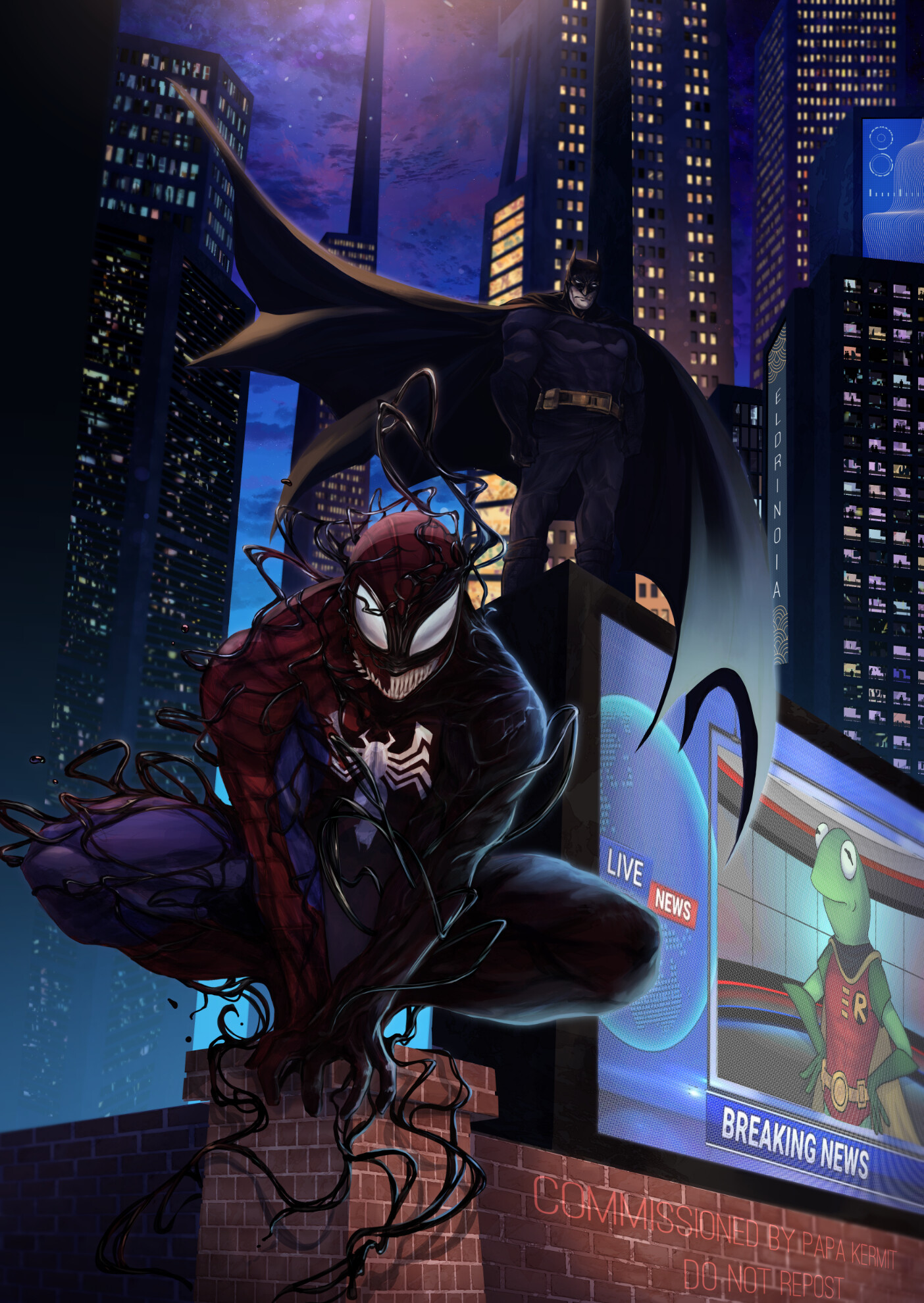 Black Spiderman Vs Batman