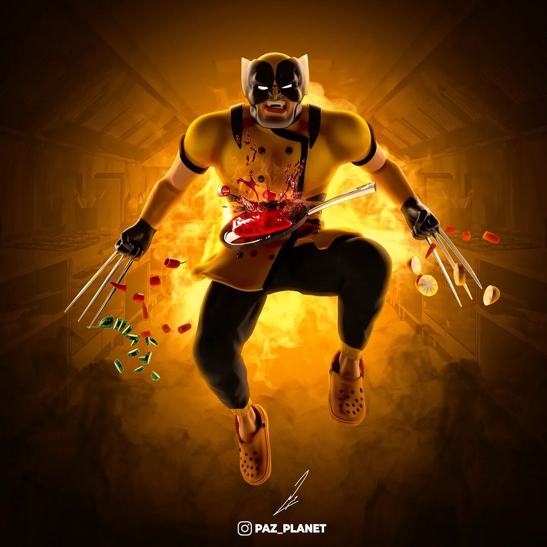 ArtStation - chef wolverine 👨🏻‍🍳