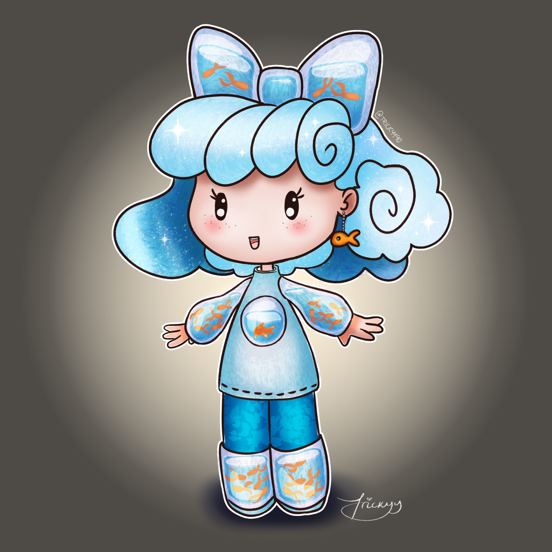 ArtStation - Chibi Fish