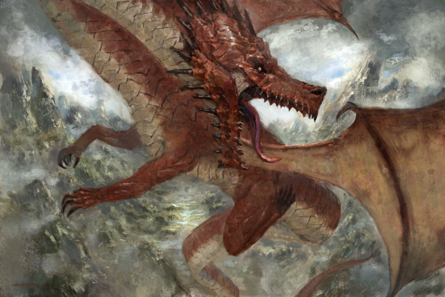 ArtStation - Red Dragon