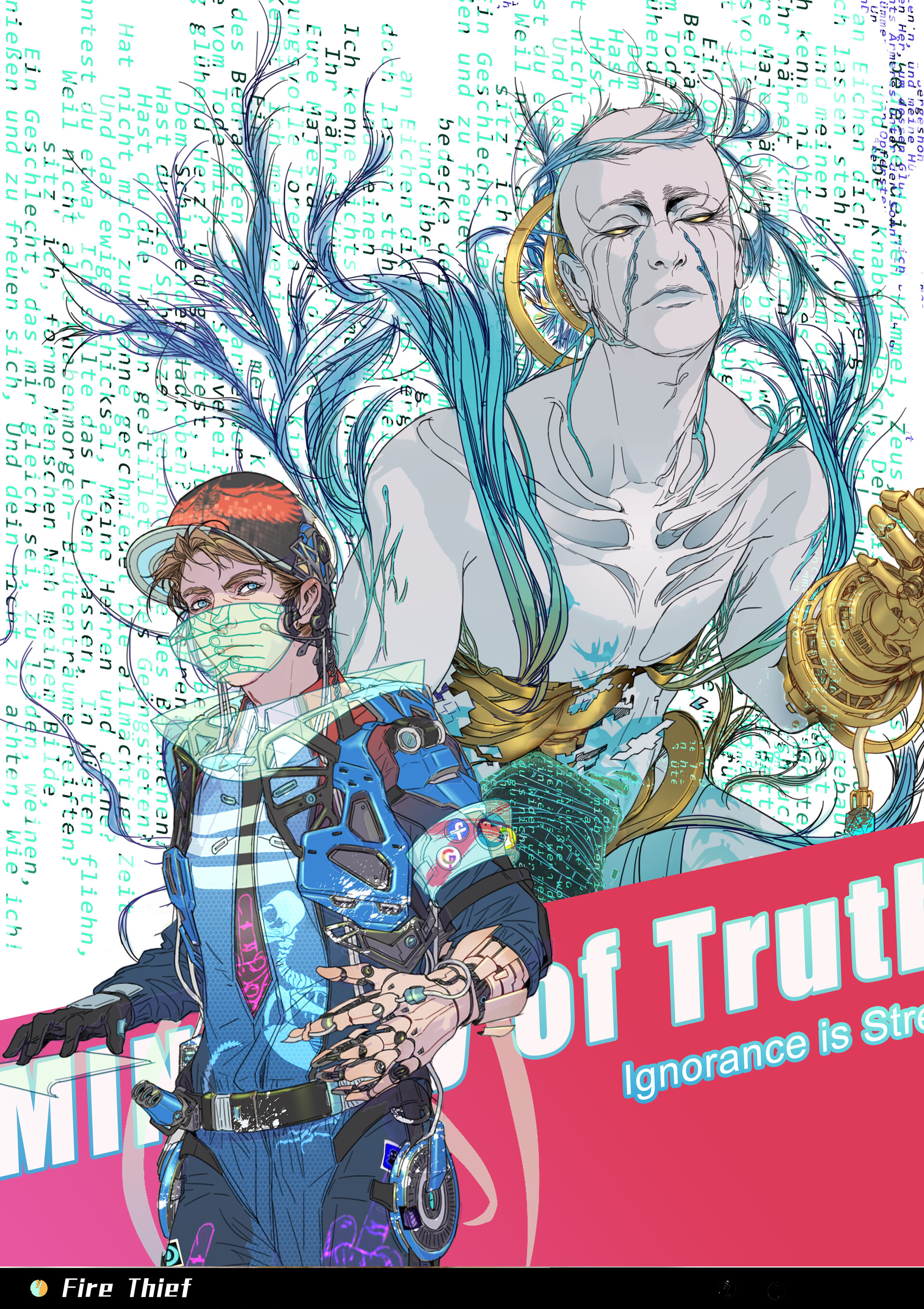 ArtStation - POSTER- FUTURE PUNK 未来朋克