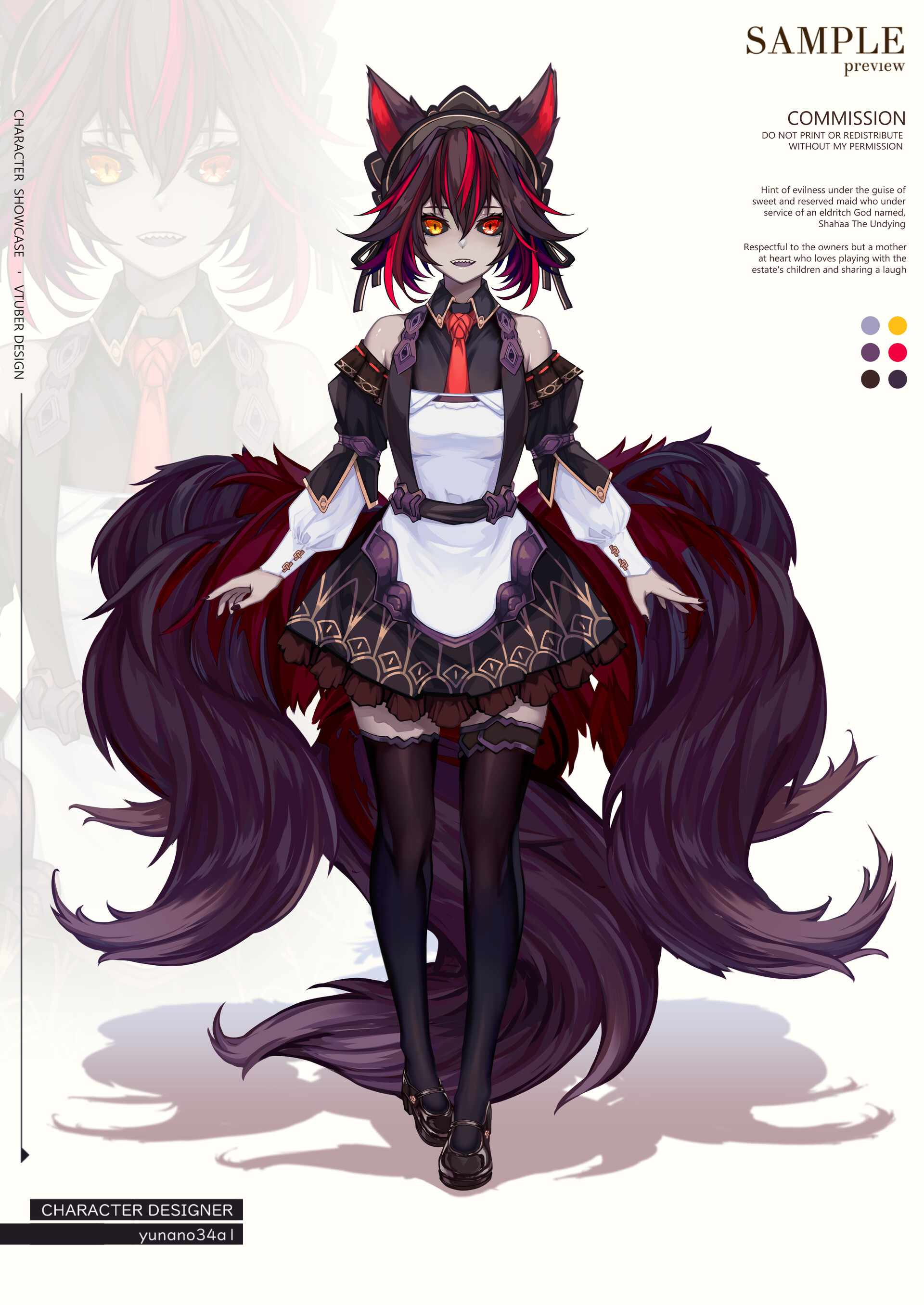 ArtStation - Meet the Eldritch Maid, Makuie