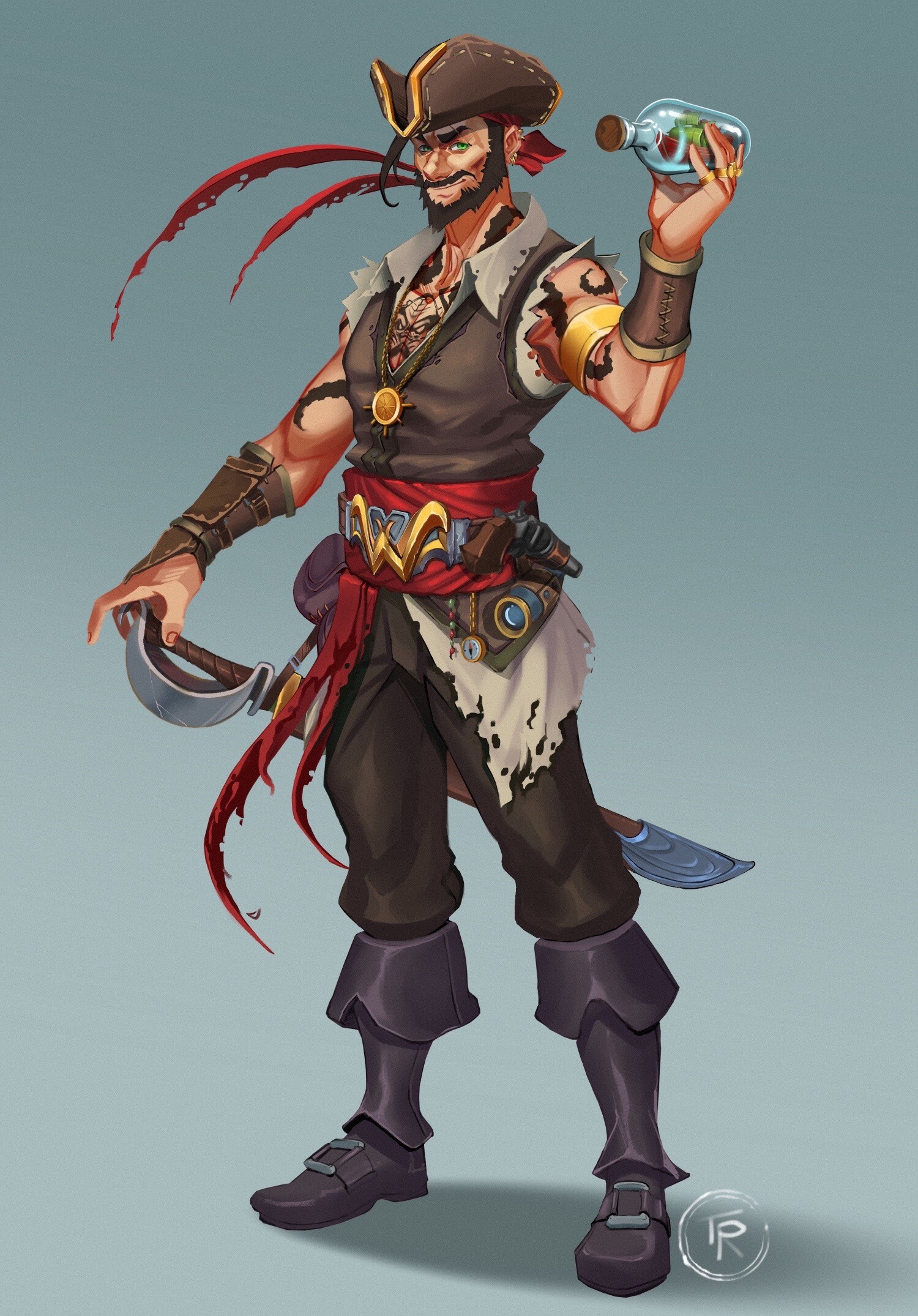 ArtStation - Commission personnage JDR : Warren Winchester