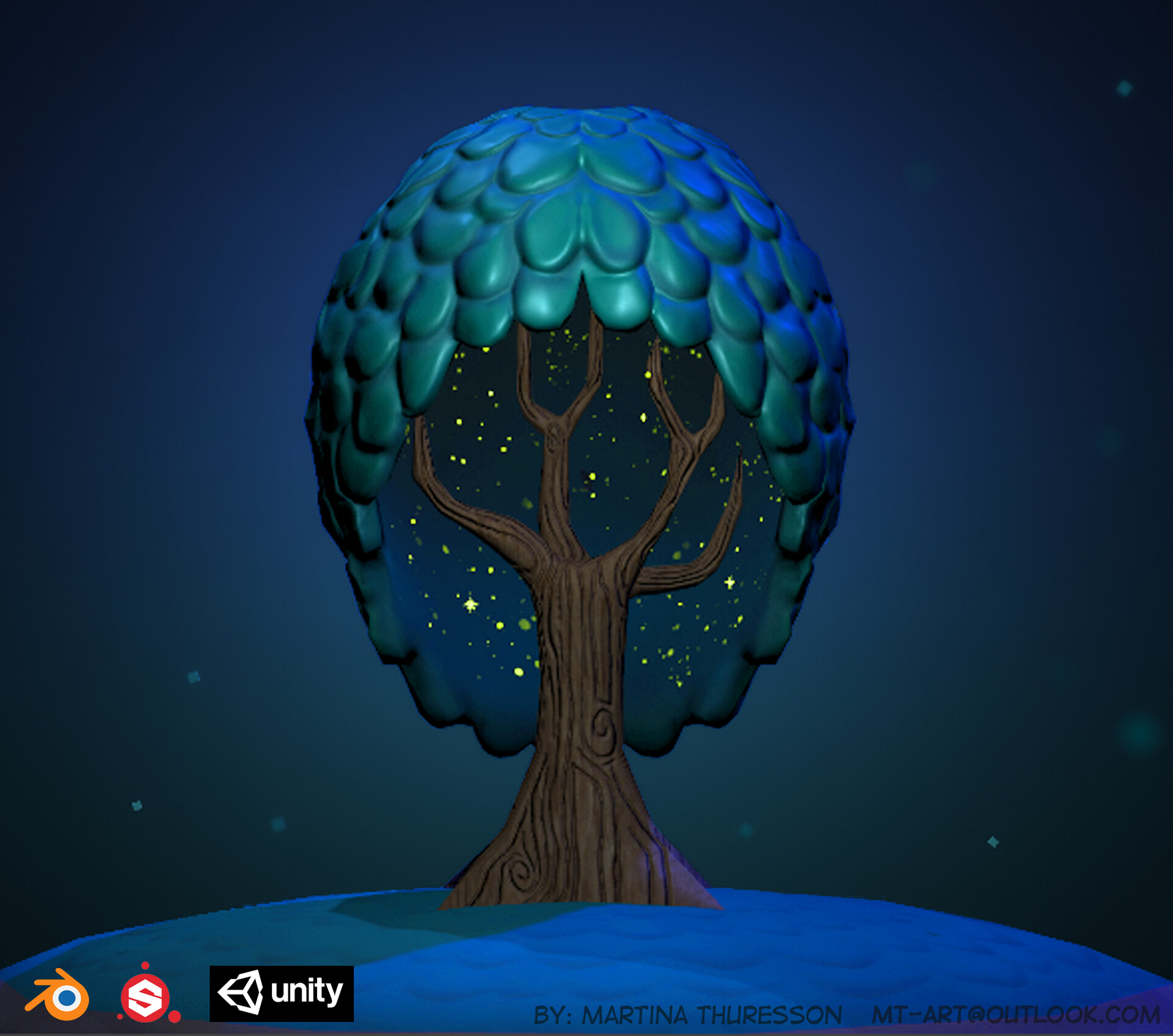 ArtStation - Starry Tree