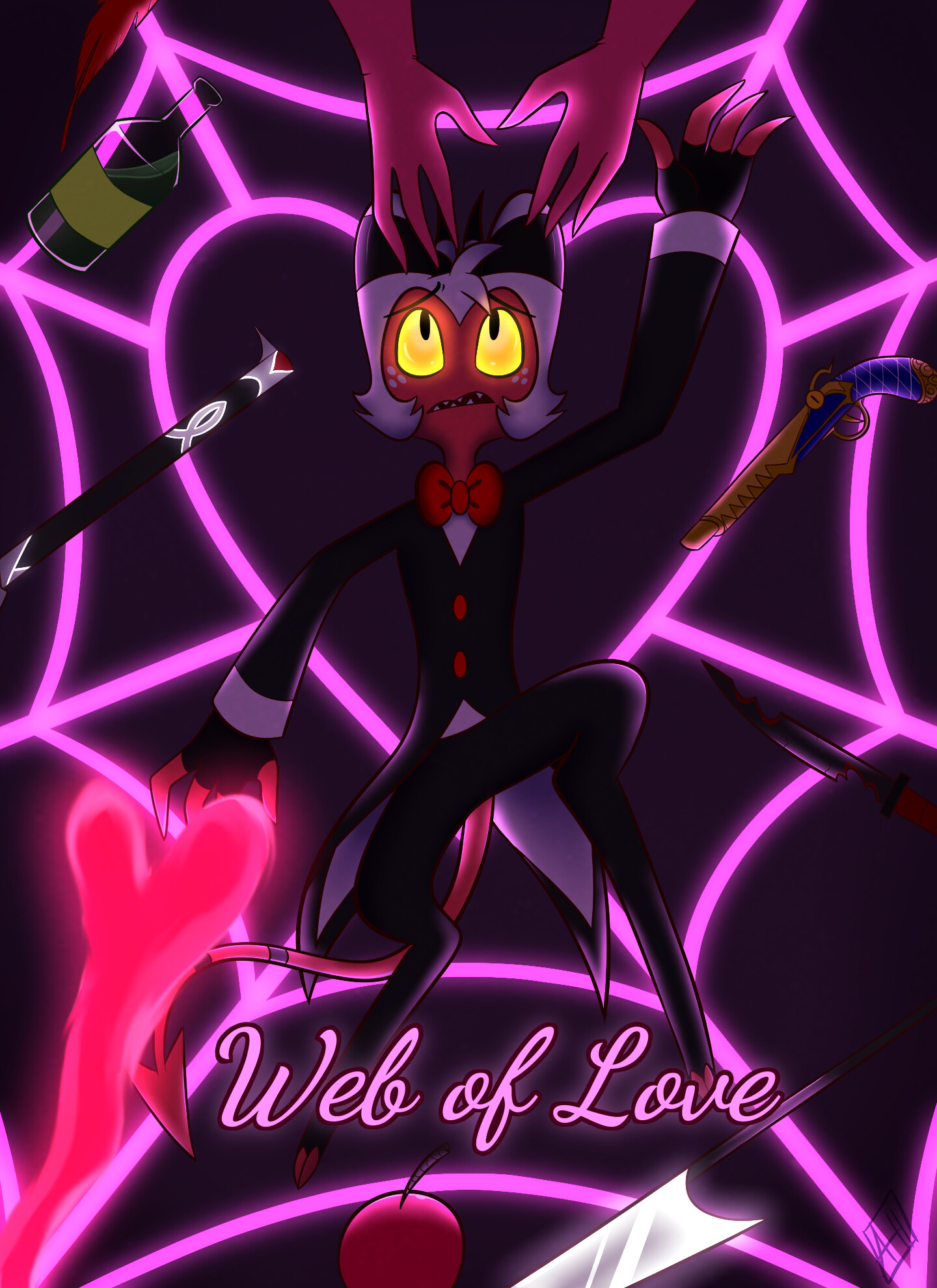 ArtStation - Web of Love Fanfic Cover