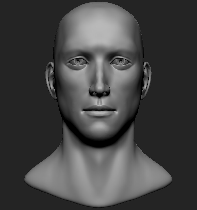 ArtStation - Head sculpting practice