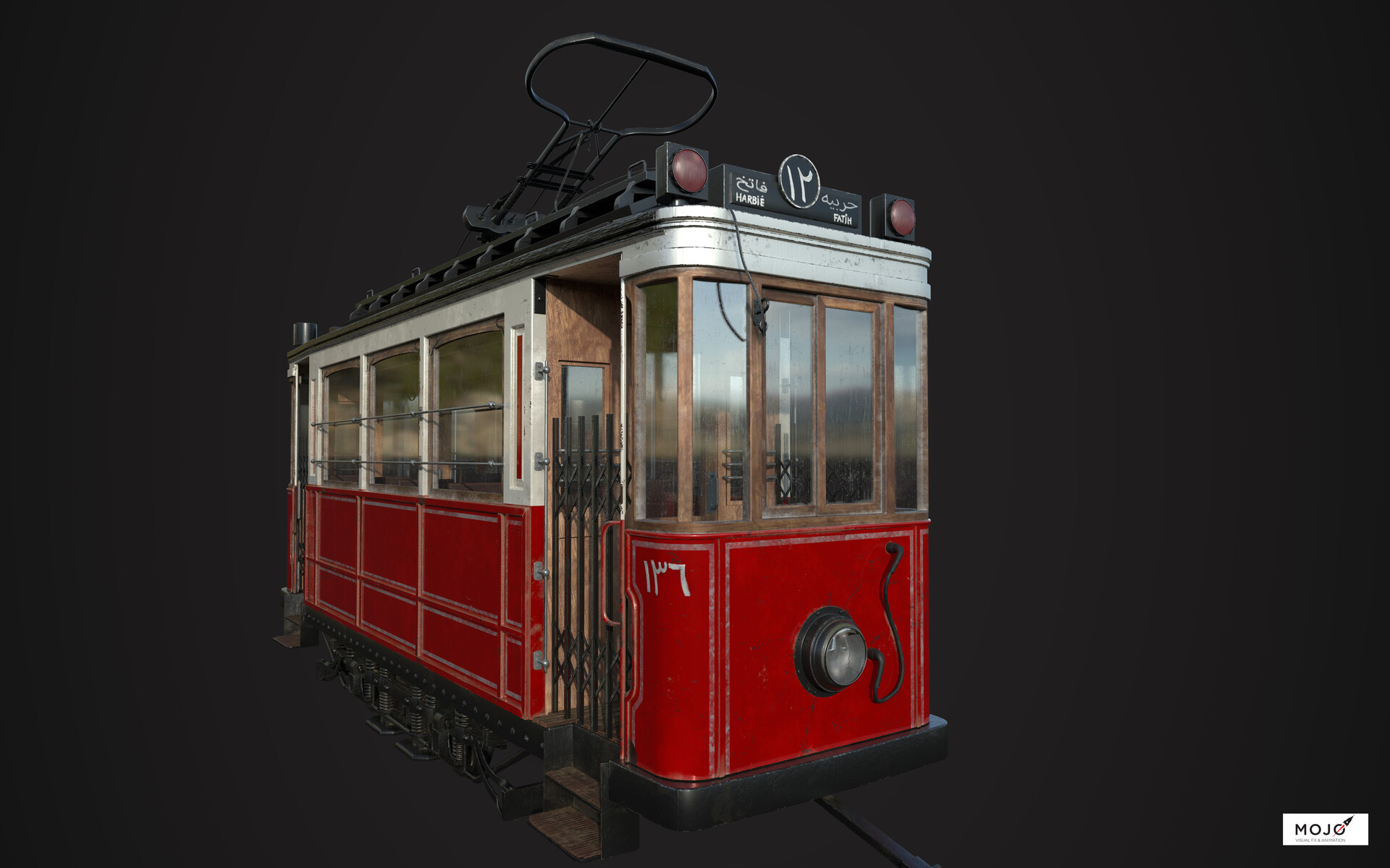 ArtStation - Nostalgic Tram 3d Modeling