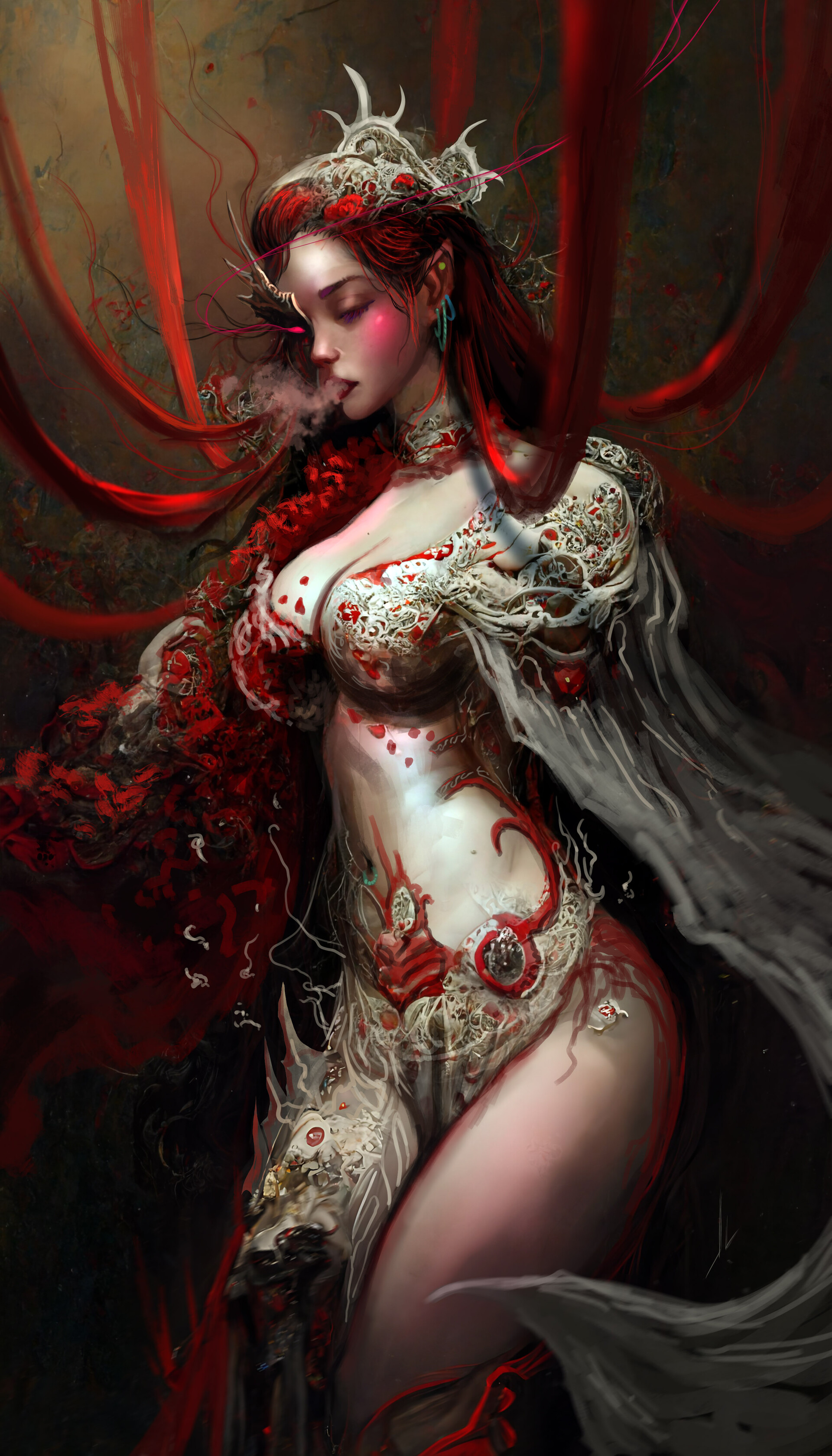 ArtStation - "Lamentation of The Blood Queen"